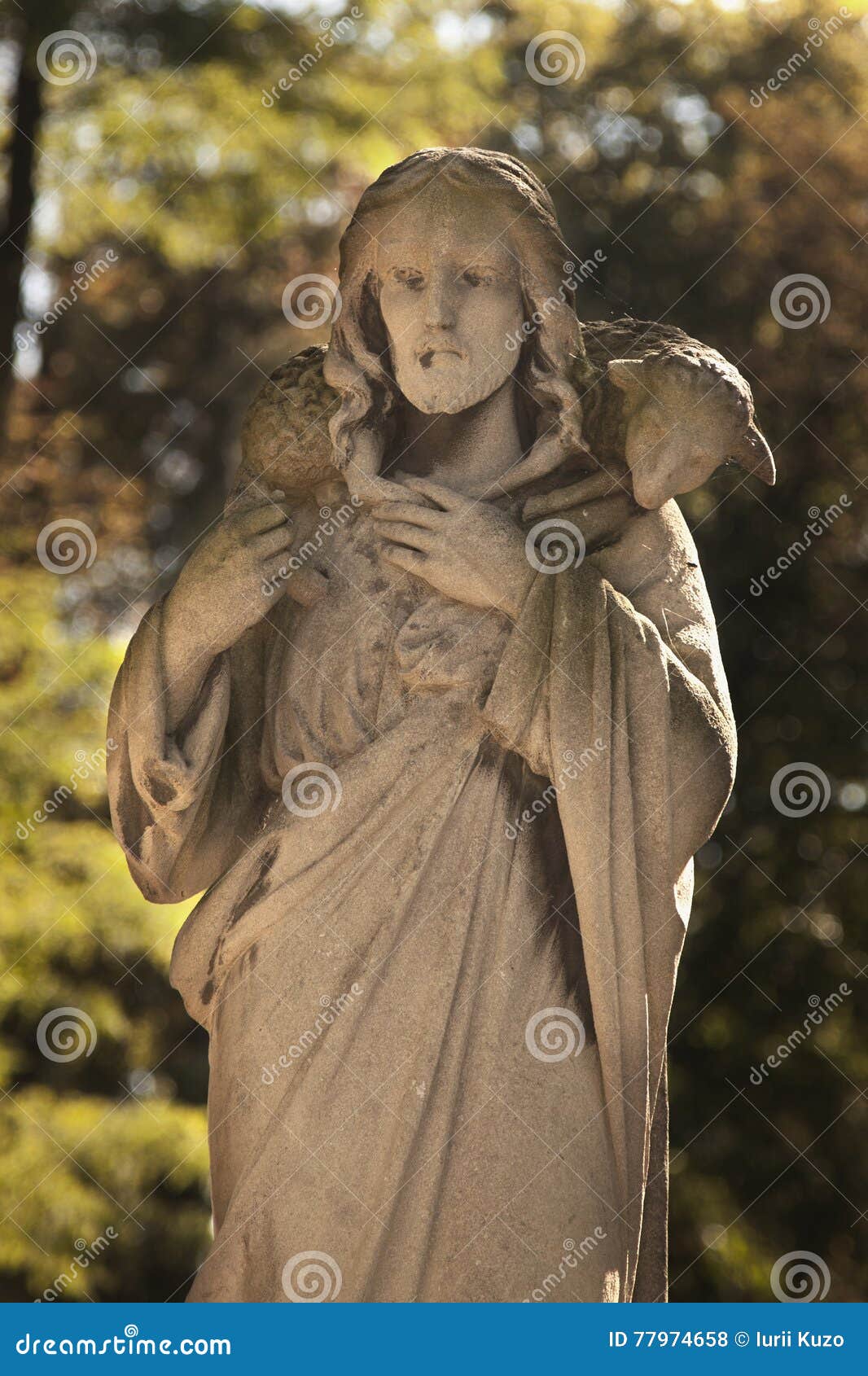 Jesus Christ La Statue De Professeur Photo stock - Image du ...