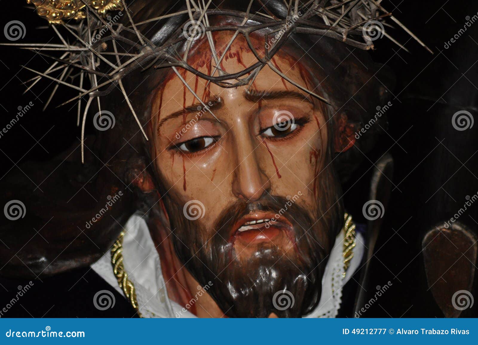 Jesus Christ of Nazareth Image in Holy Week. Stock Image - Image of ...