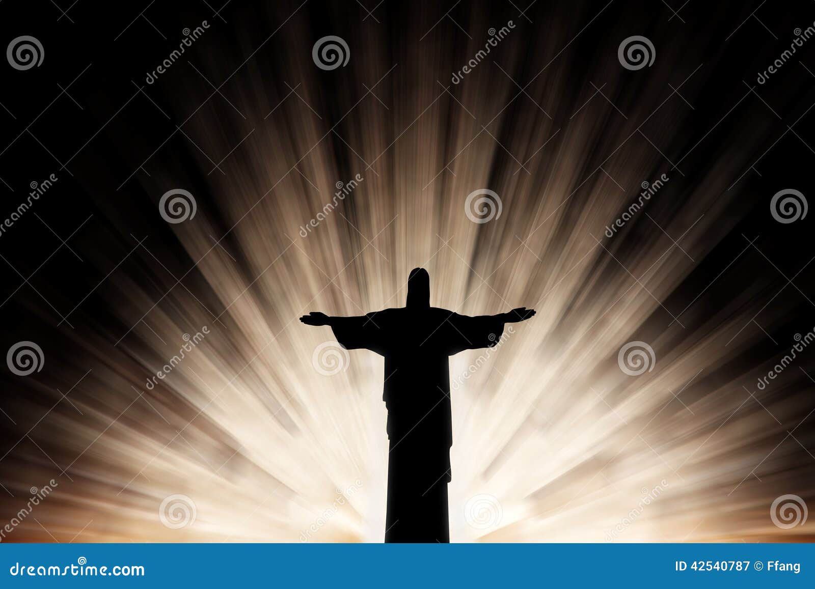 Jesus Christ no esplendor ilustração stock. Ilustração de misterioso ...