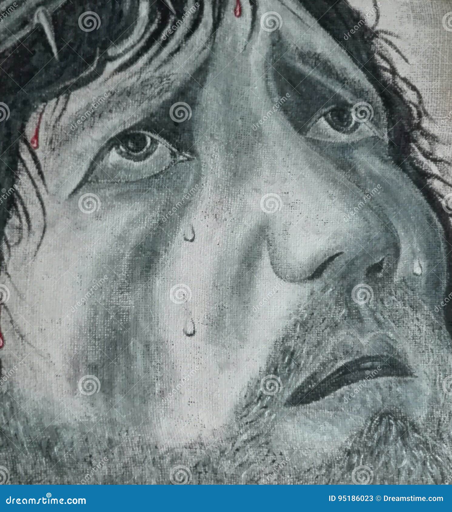 Jesus editorial stock photo. Image of sack, potato, jesus - 95186023