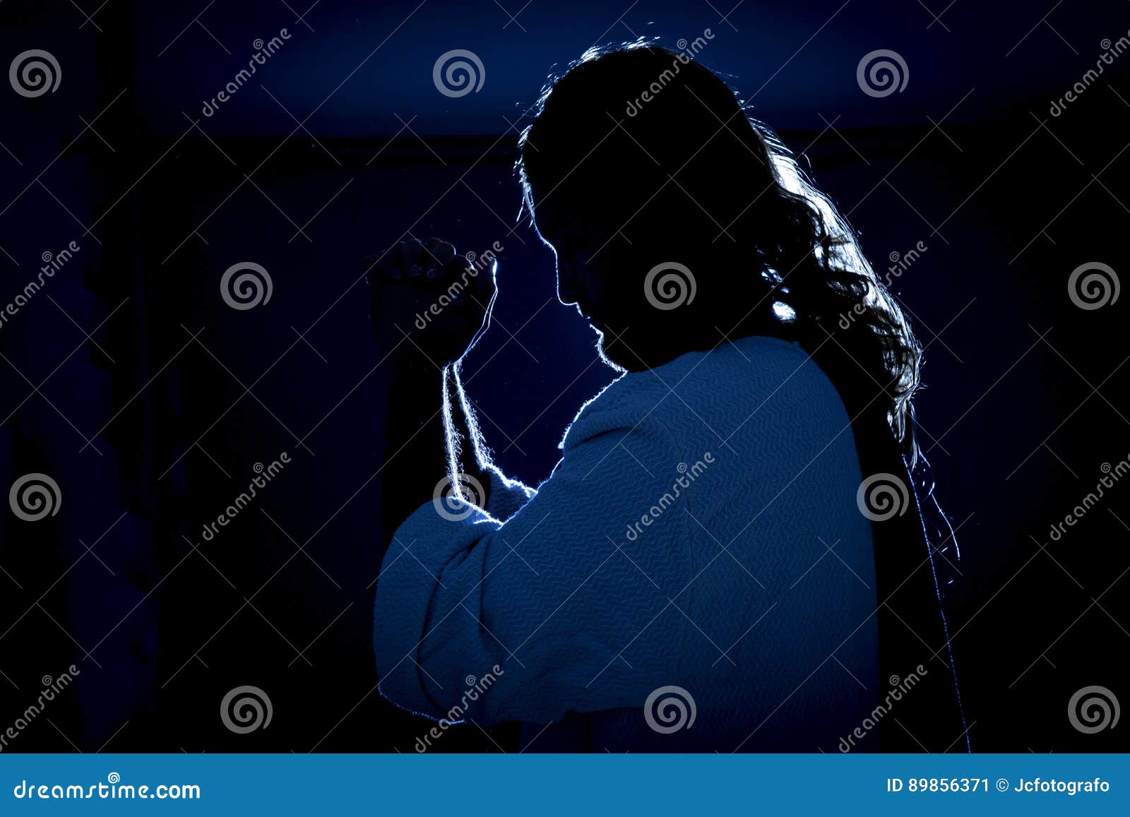 Jesus Christ Praying at Night Stock Image - Image of eternal, passion ...