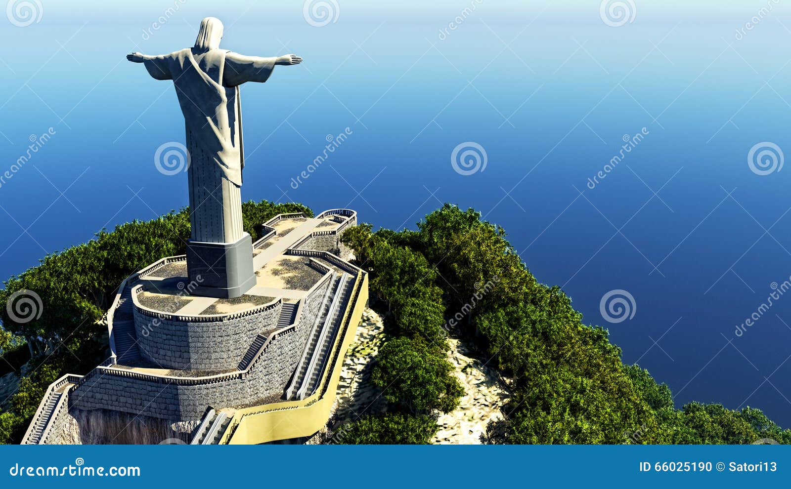Jesus Christ the redeemer editorial image. Image of carioca - 66025190