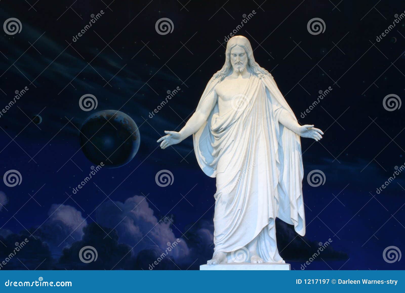 Jesus Christ statue stock image. Image of christ, salt - 1217197