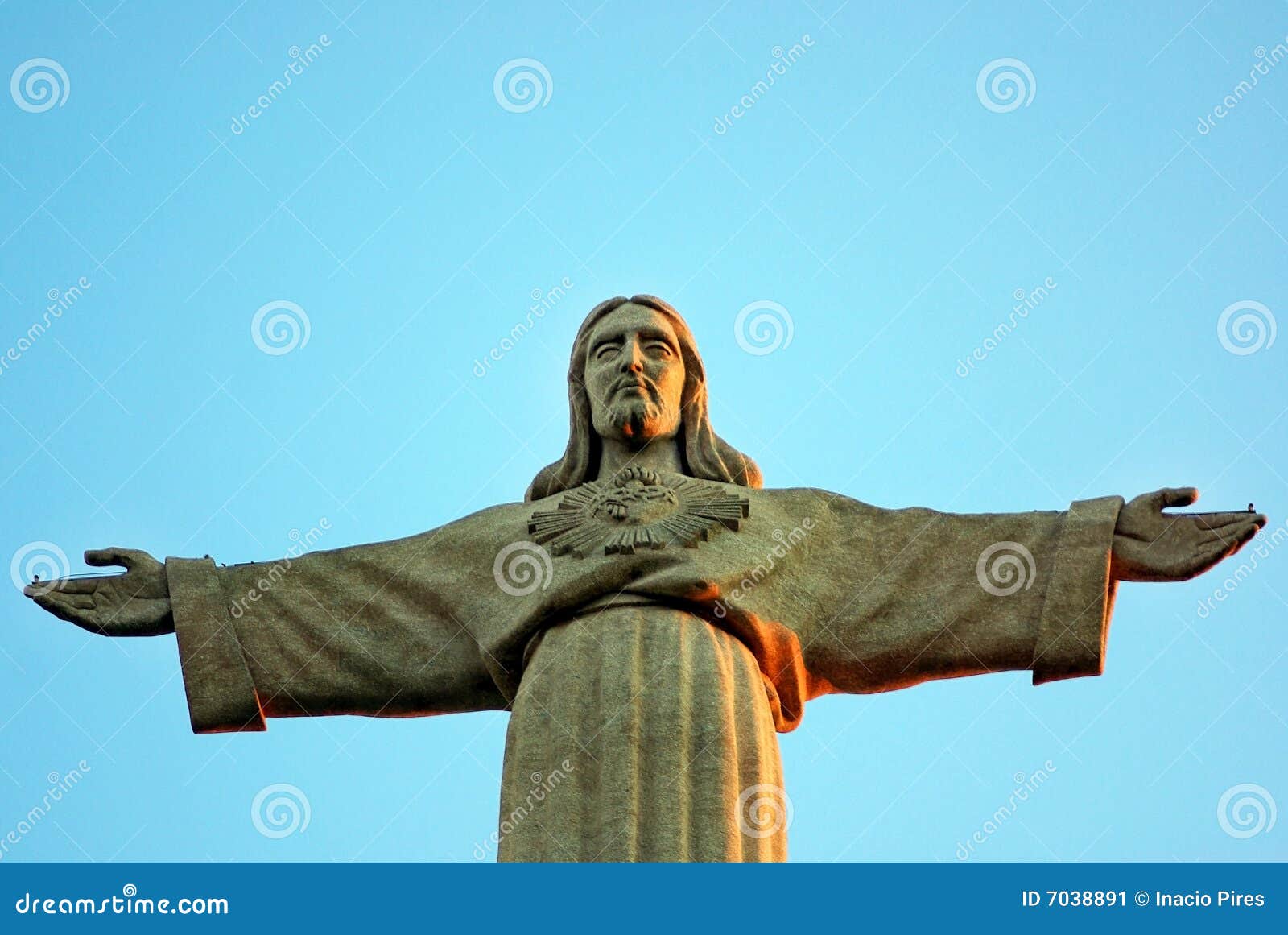 Christ Statue Crucified On The Cross Stock Image | CartoonDealer.com ...