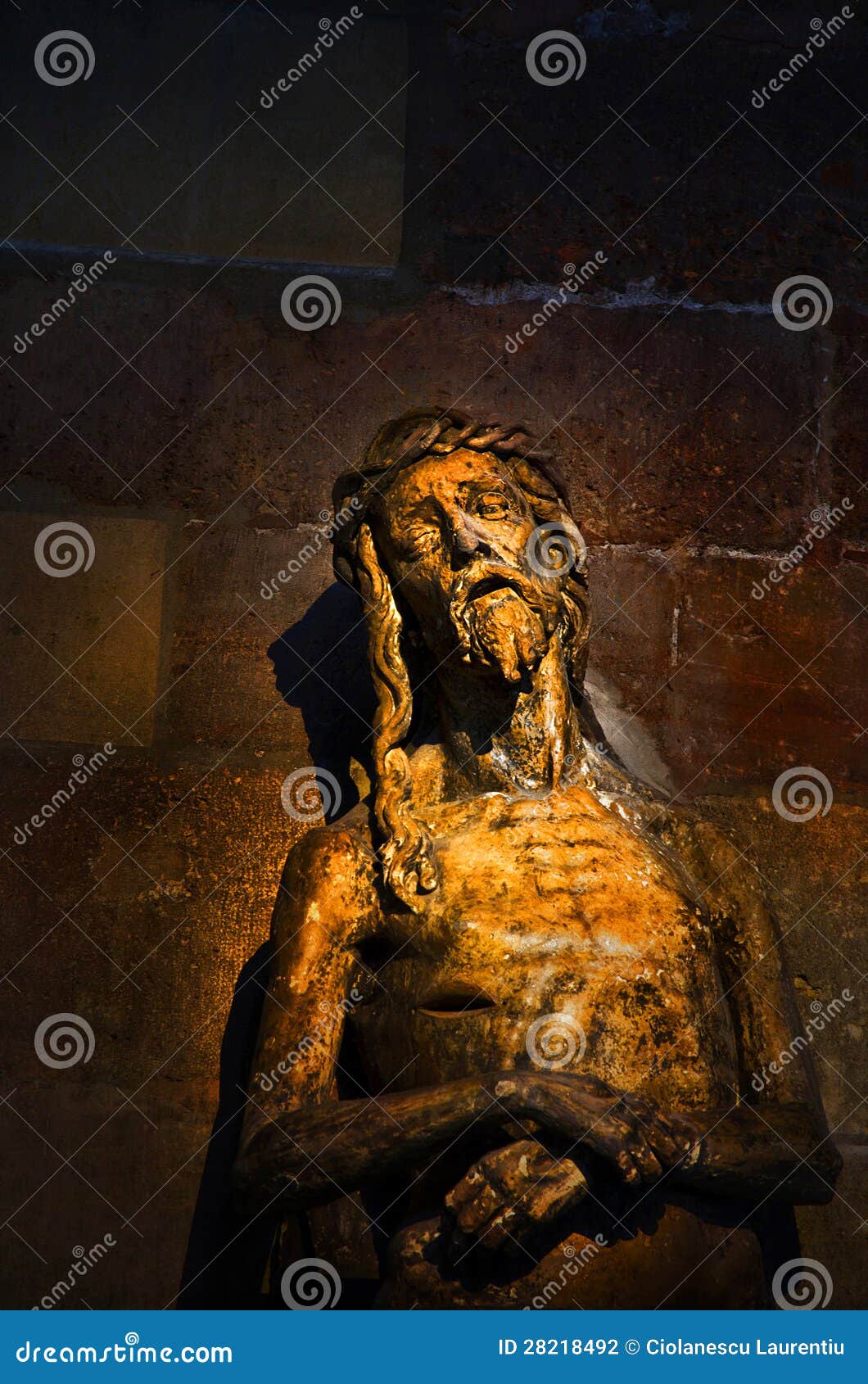Jesus Christ Statue in a Church Stock Photo - Image of christianity ...
