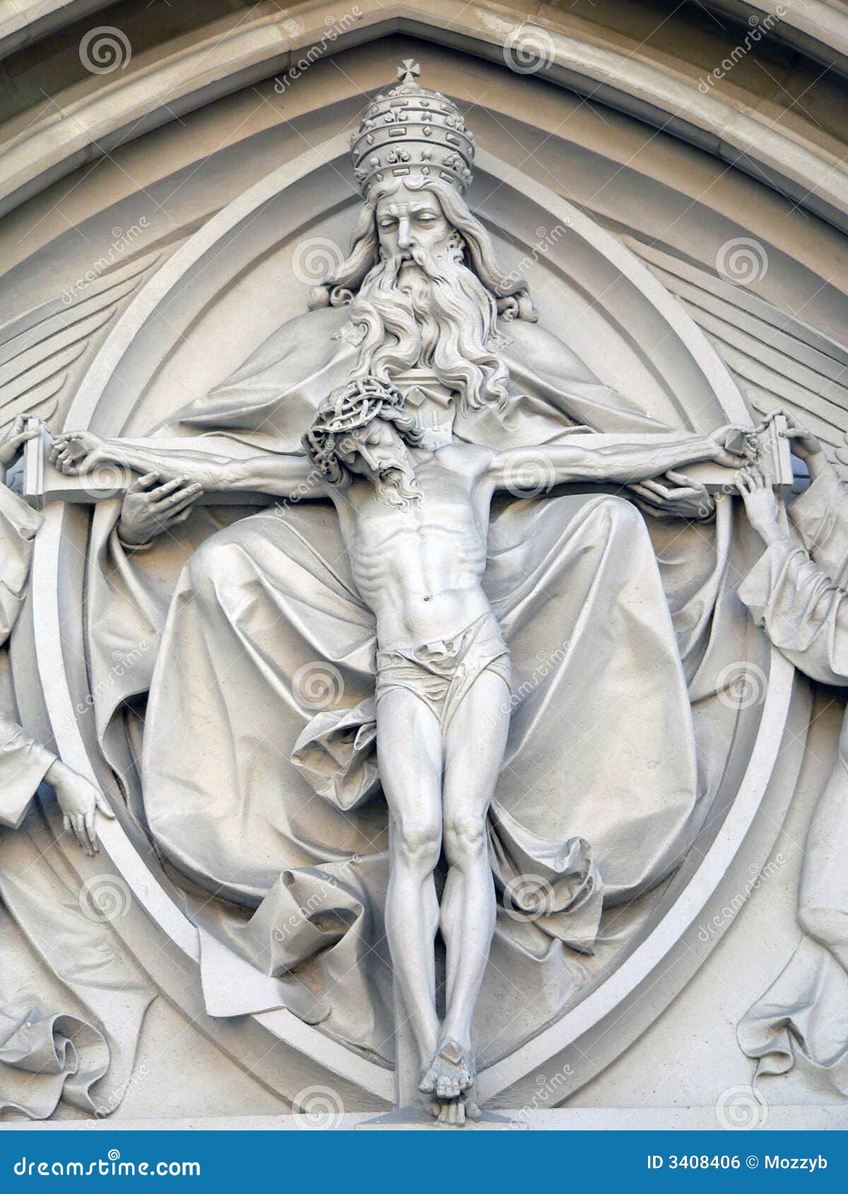 Jesus Christ Statue on Church Stock Photo - Image of catholic, isolated ...