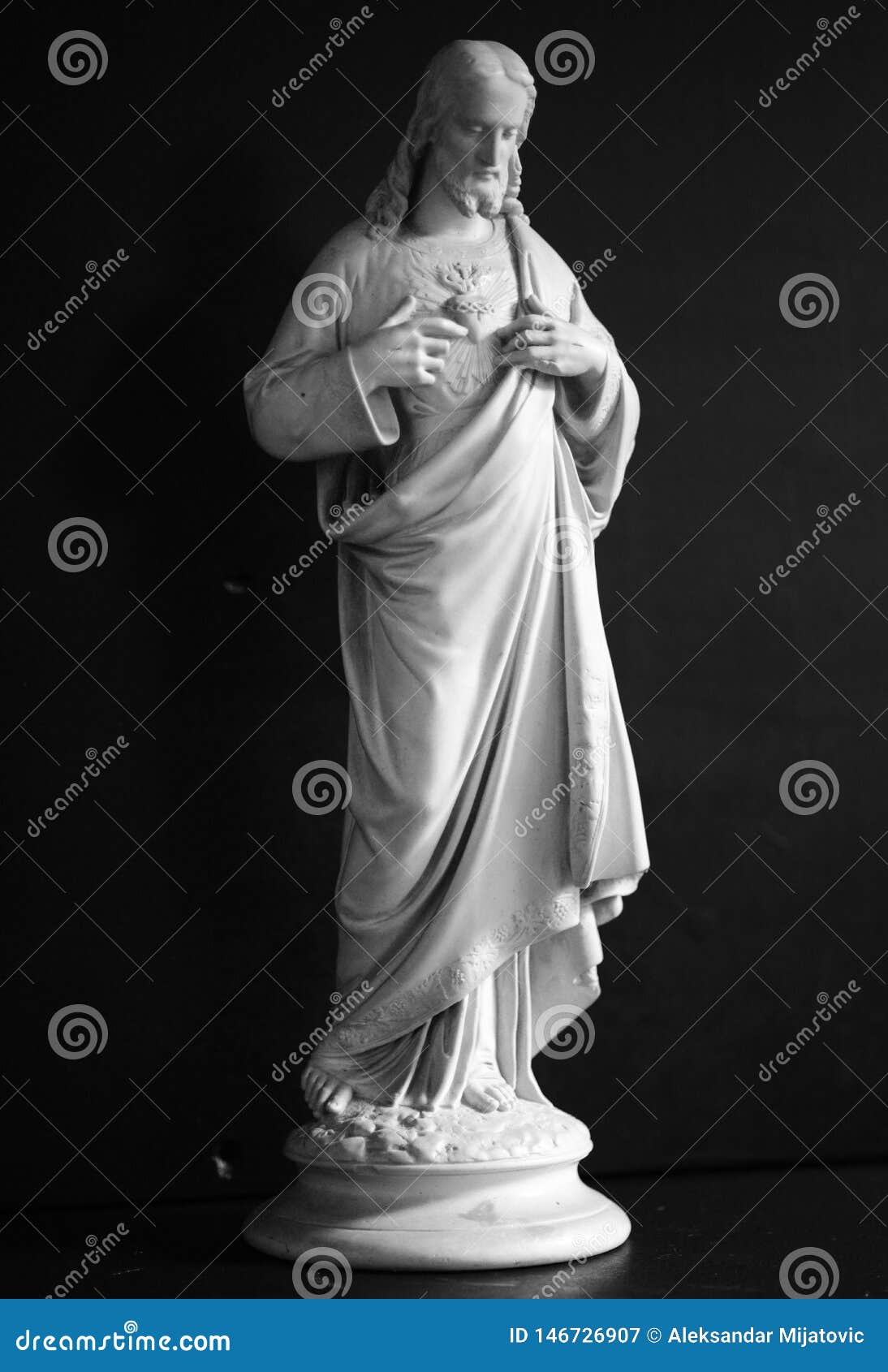 Jesus Christ statue stock image. Image of prayer, easter - 146726907