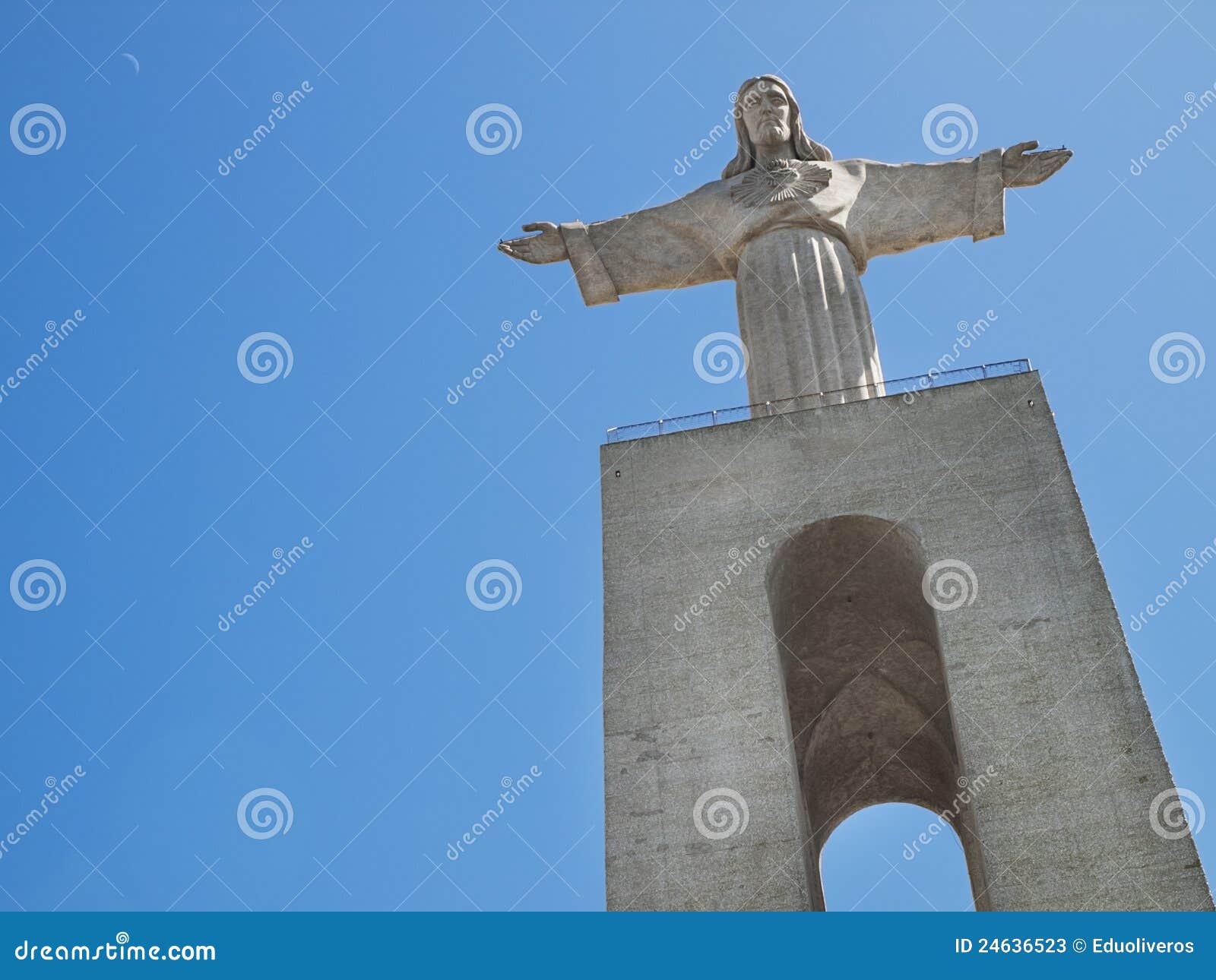 Jesus Christ Statue at Lisbon, CristoRei Monument Stock Image - Image ...