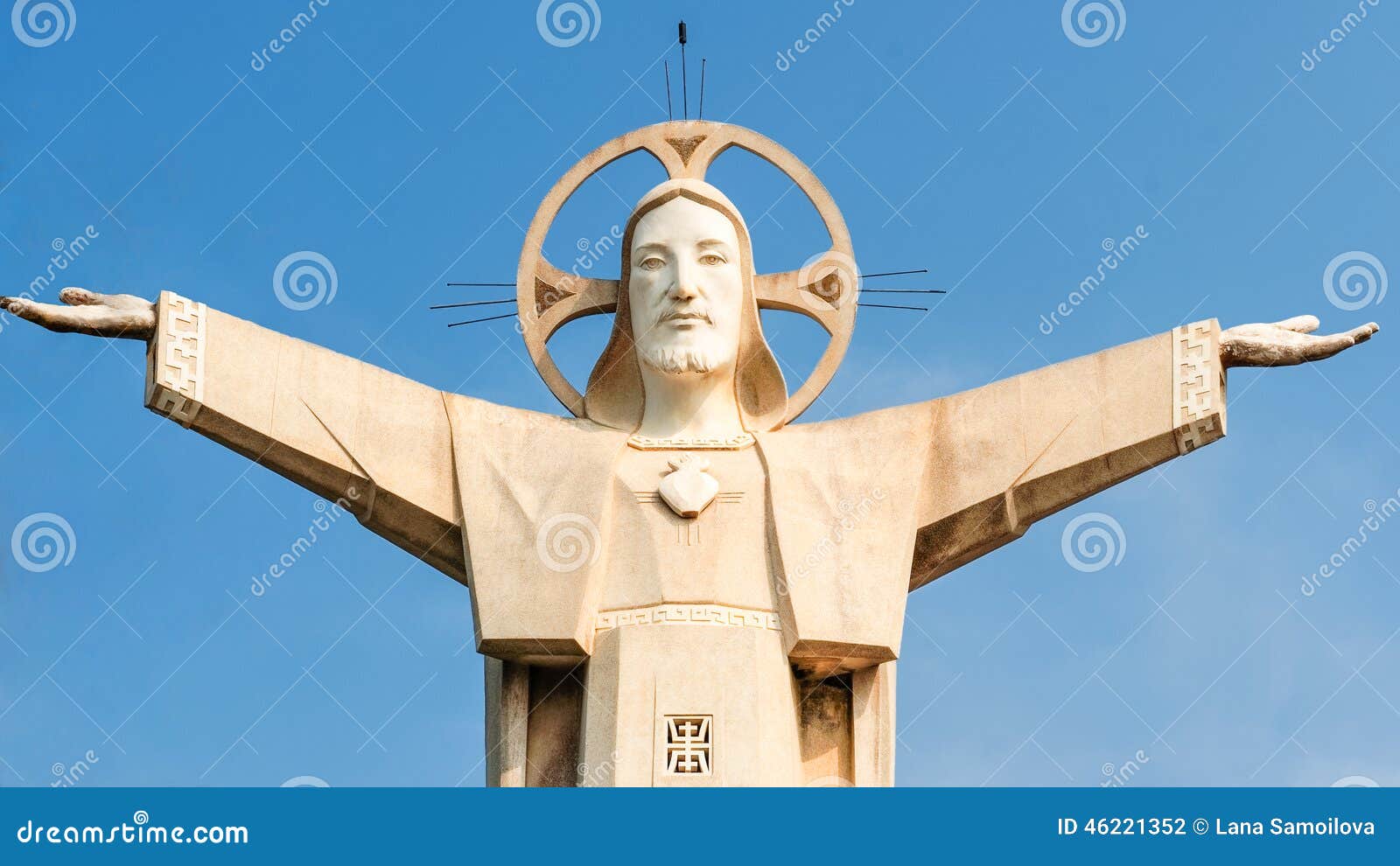 Jesus Christ statues stock photo. Image of colour, statue - 46221352