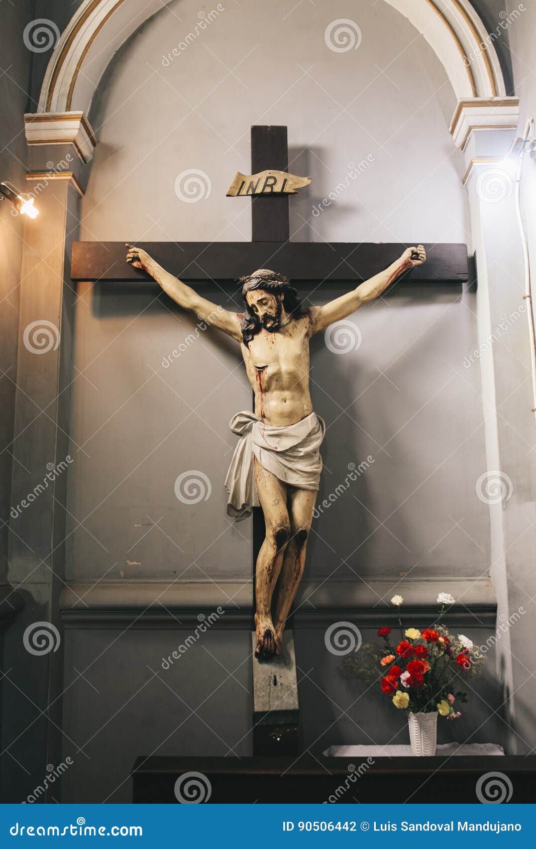 Jesus Christ sur la croix photographie éditorial. Image of christ ...
