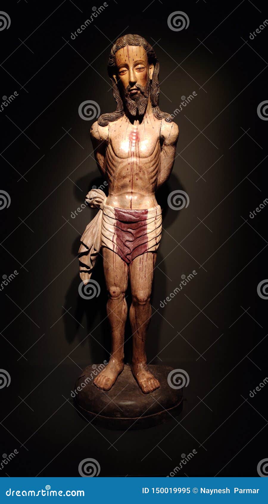 Jesus Christ Wooden Statue with Blood Dripping Editorial Image - Image ... Jesus Christ Wooden Statue with Blood Dripping Editorial Image - Image ...
