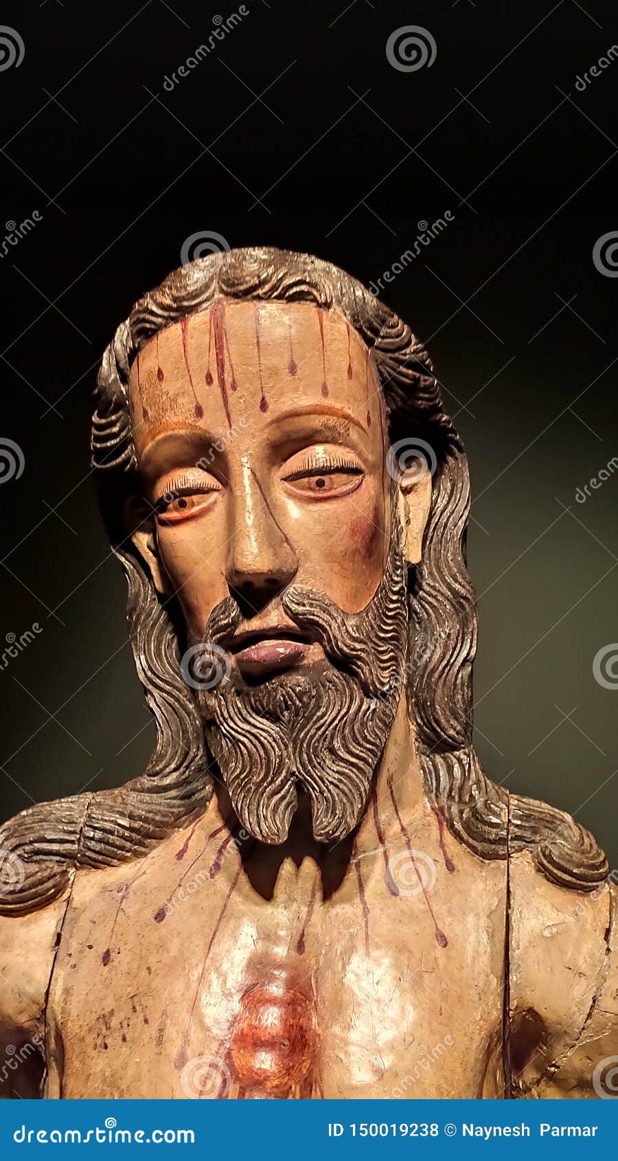 Jesus Christ Wooden Statue with Blood Dripping Stock Photo - Image of ... Jesus Christ Wooden Statue with Blood Dripping Stock Photo - Image of ...