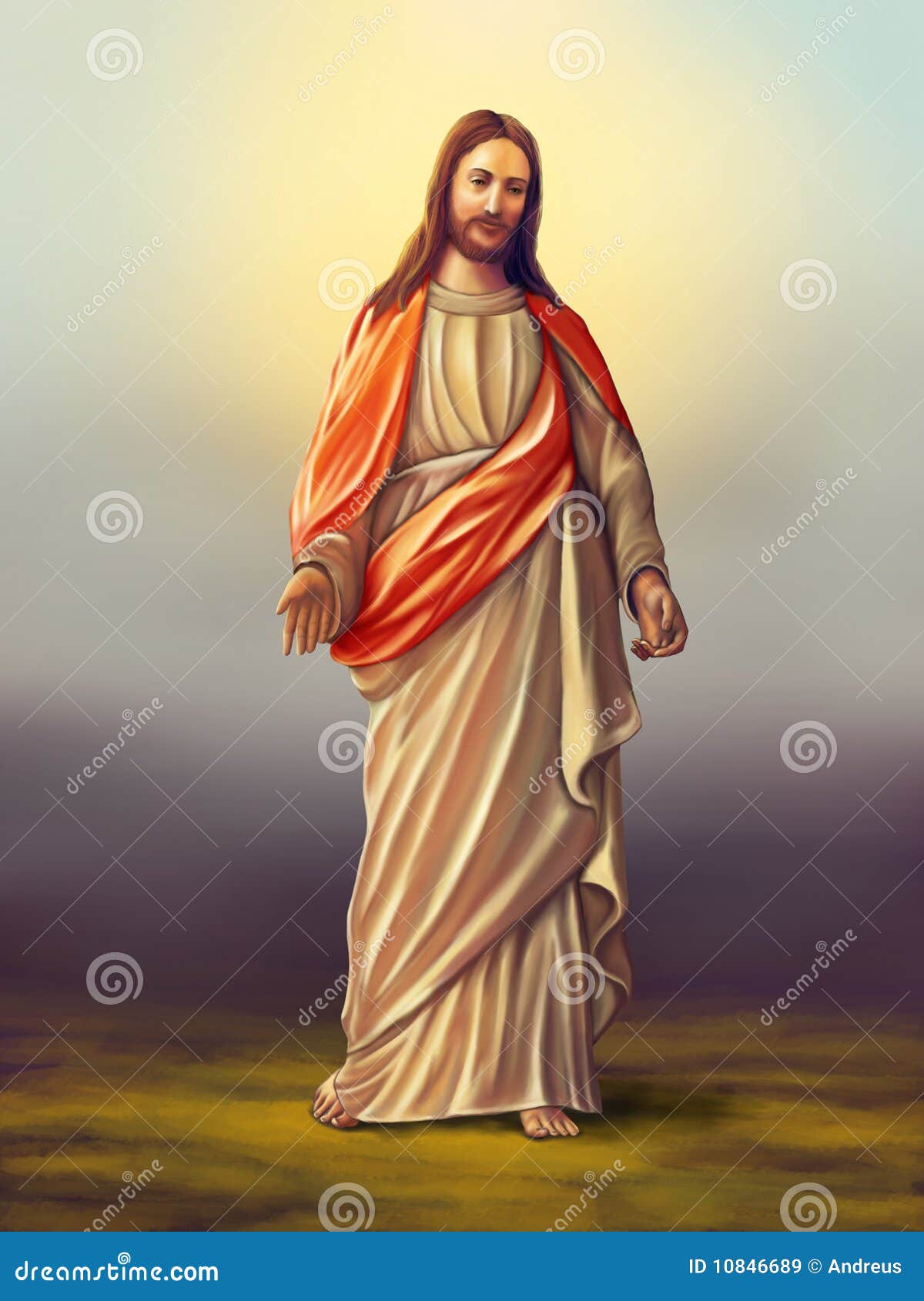 Jesus-Christus stock illustratie. Illustratie bestaande uit geloof ...