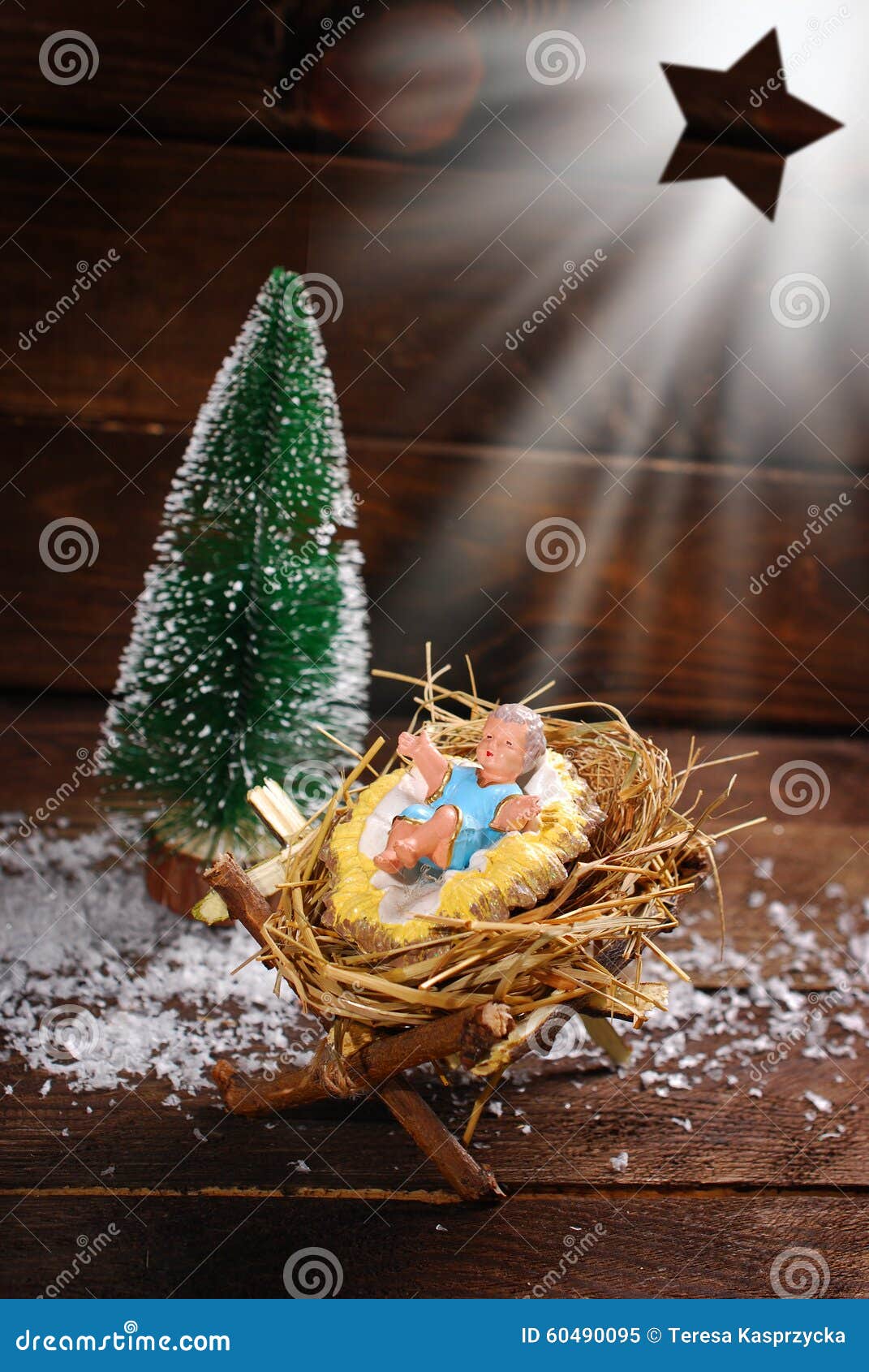 Jesus Christus ist geboren stockbild. Bild von fromm - 60490095