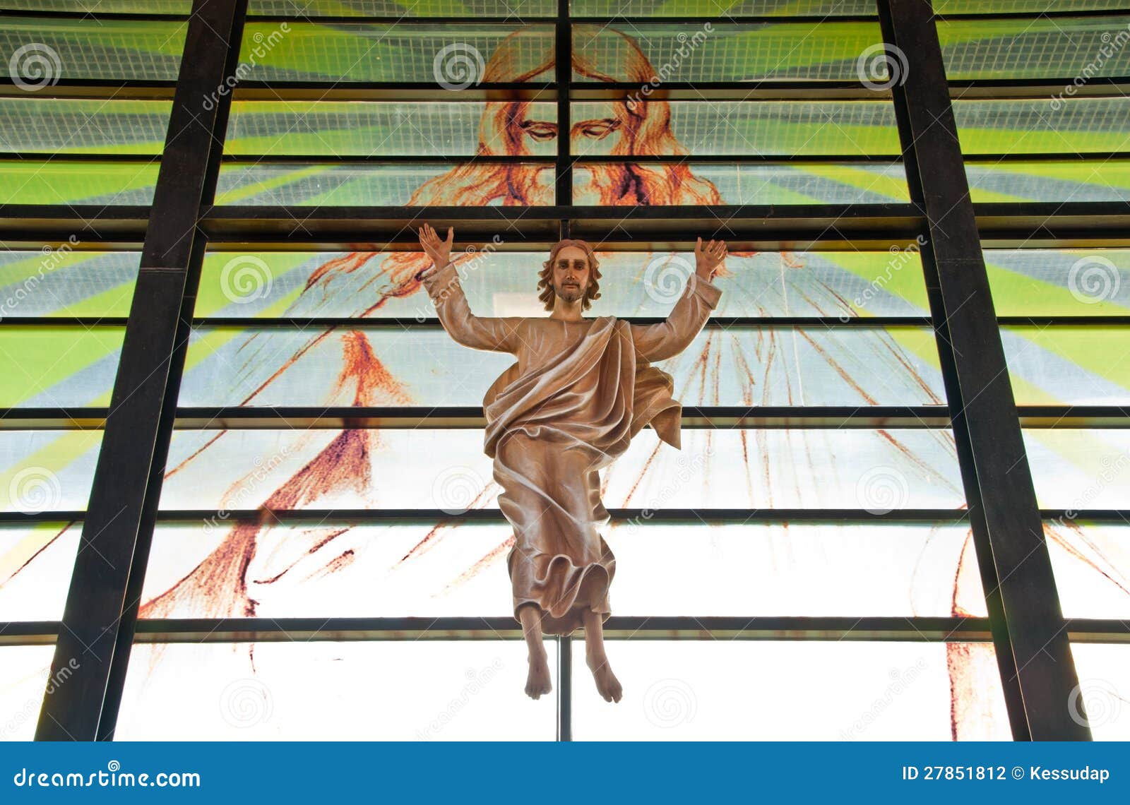 Jesus in Church with God stock photo. Image of belief - 27851812