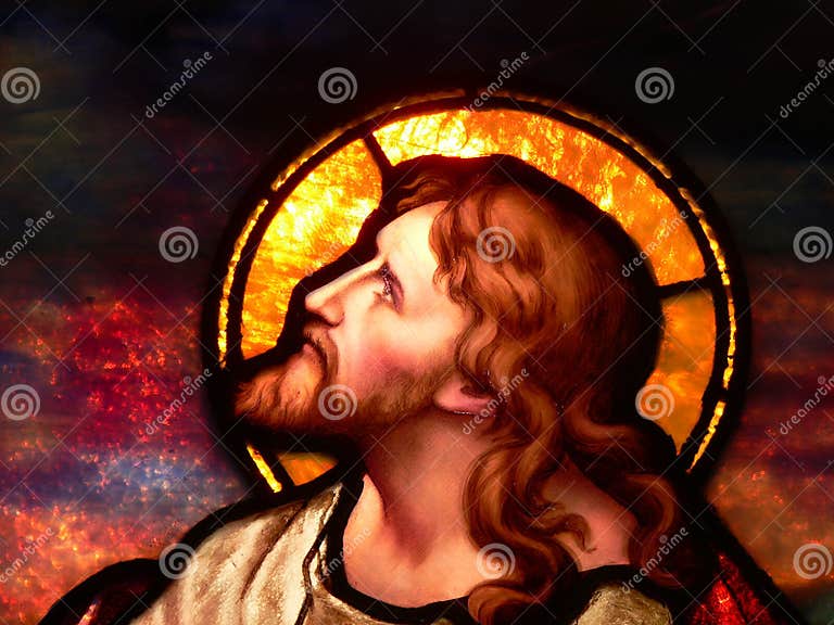 Jesus contemplating stock photo. Image of holy, saint - 9262734