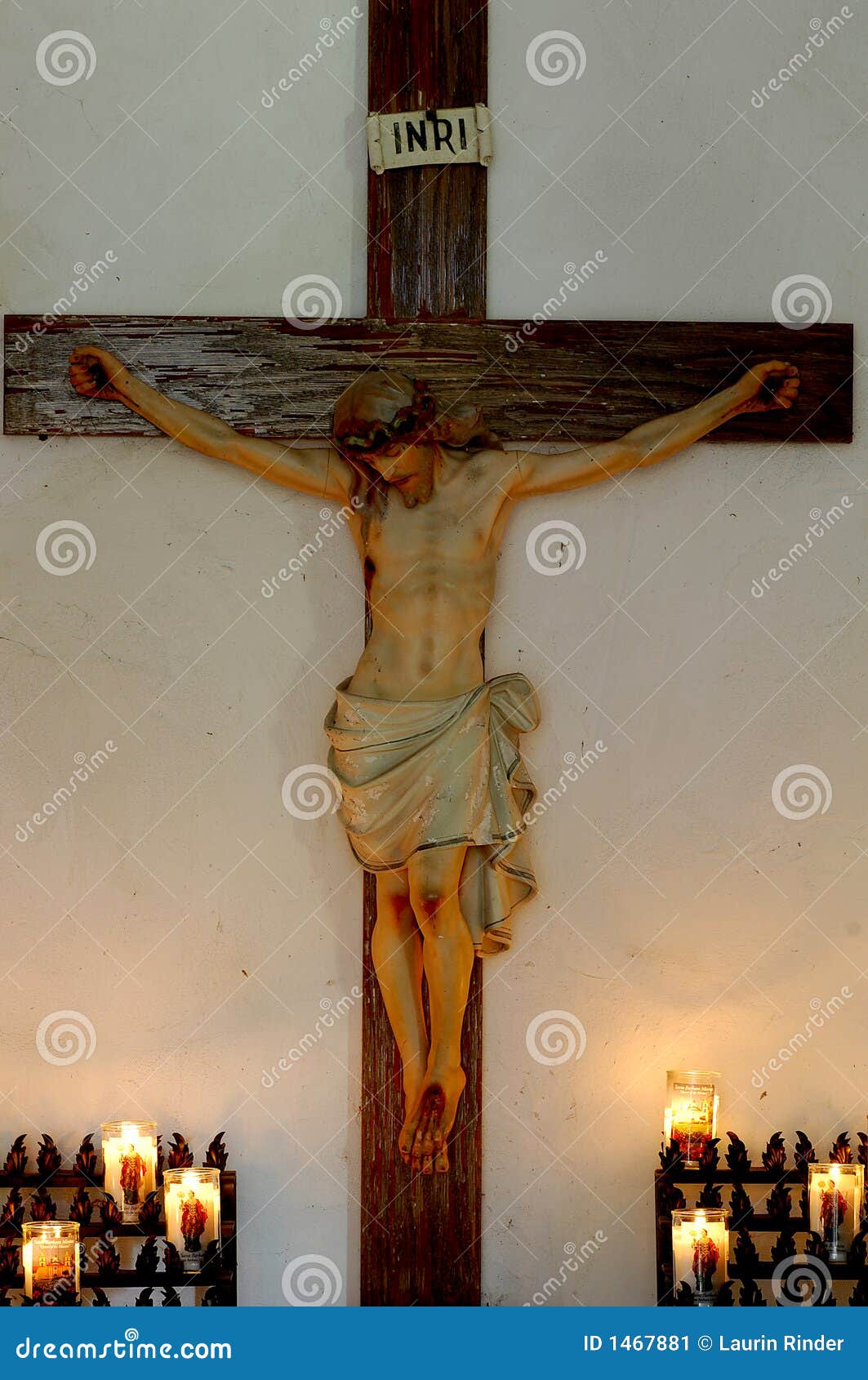 Jesus on the cross 2 stock image. Image of statue, religious - 1467881