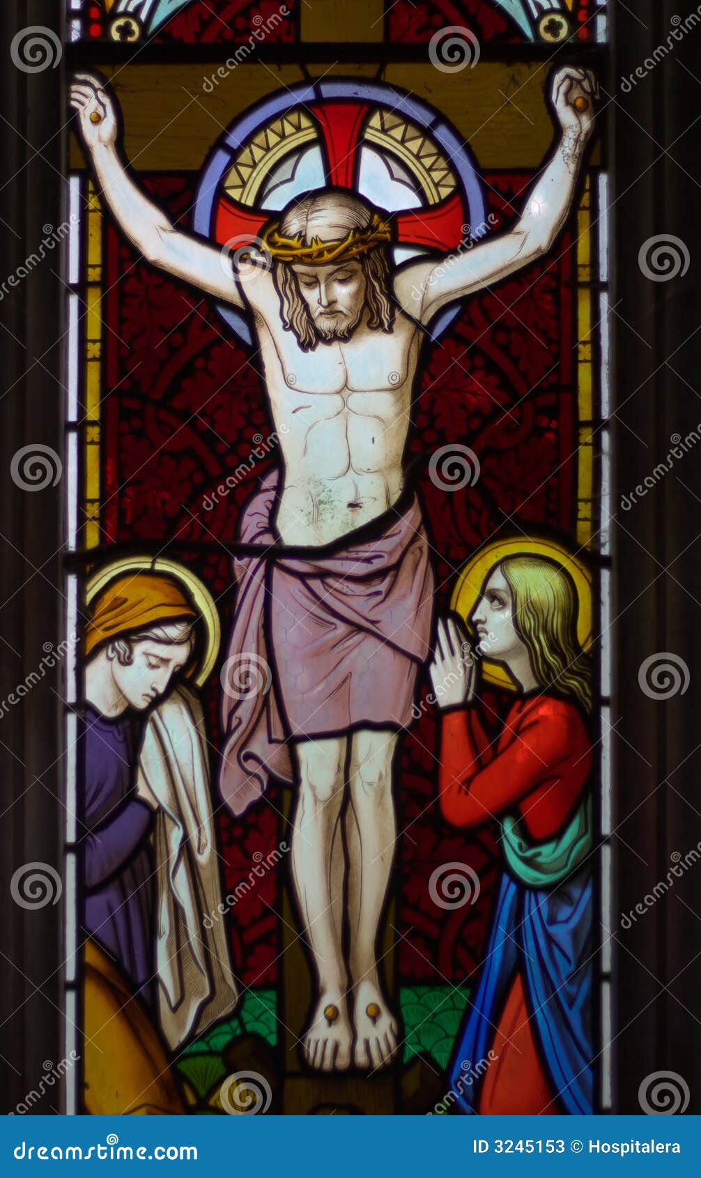 Jesus on the cross editorial stock photo. Image of christ - 3245153