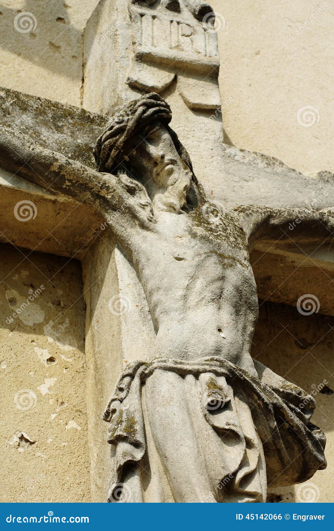 Jesus on the cross stone 2 stock photo. Image of compassion - 45142066