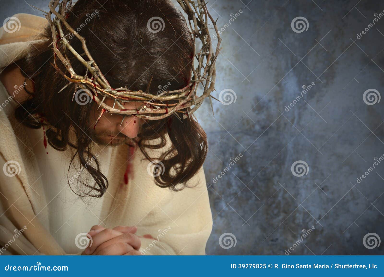 Jesus with Crown Delle Spine Immagine Stock - Immagine di cristo, anima ...