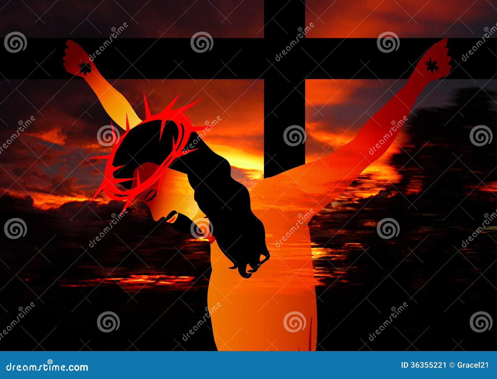 Jesus crucifixion stock image. Image of forgiveness, lord - 36355221