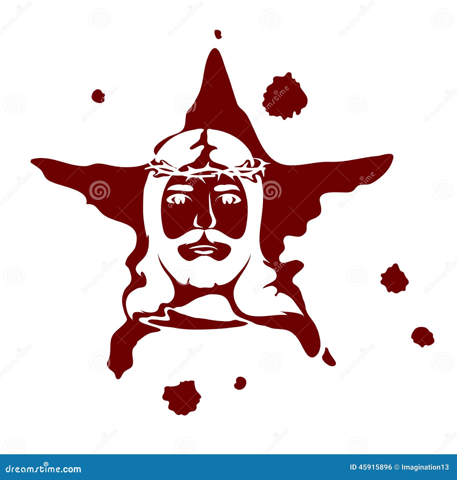 Jesus - der Stern vektor abbildung. Illustration von ewigkeit - 45915896