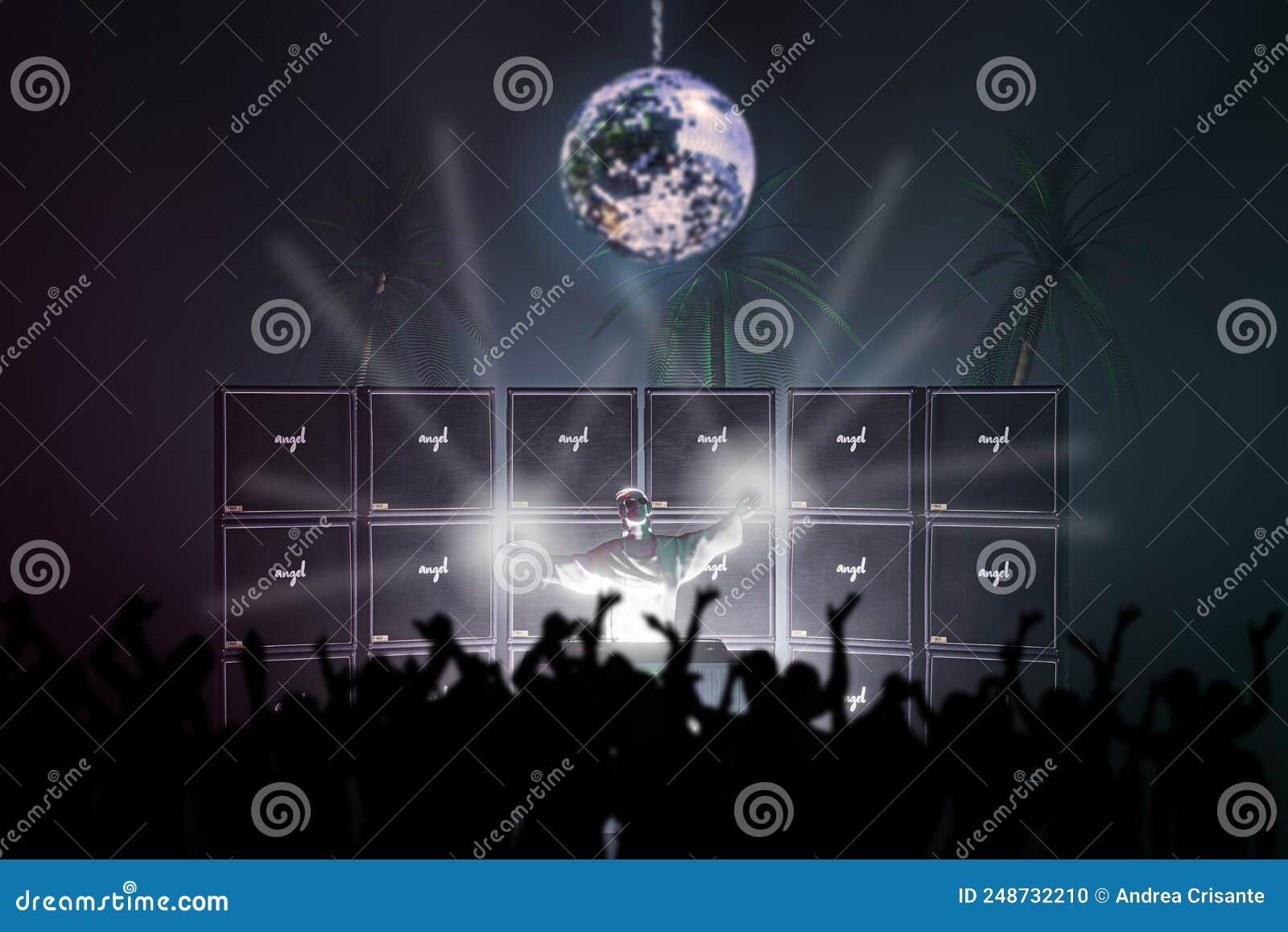 Jesus dj stock illustration. Illustration of acceptance - 248732210