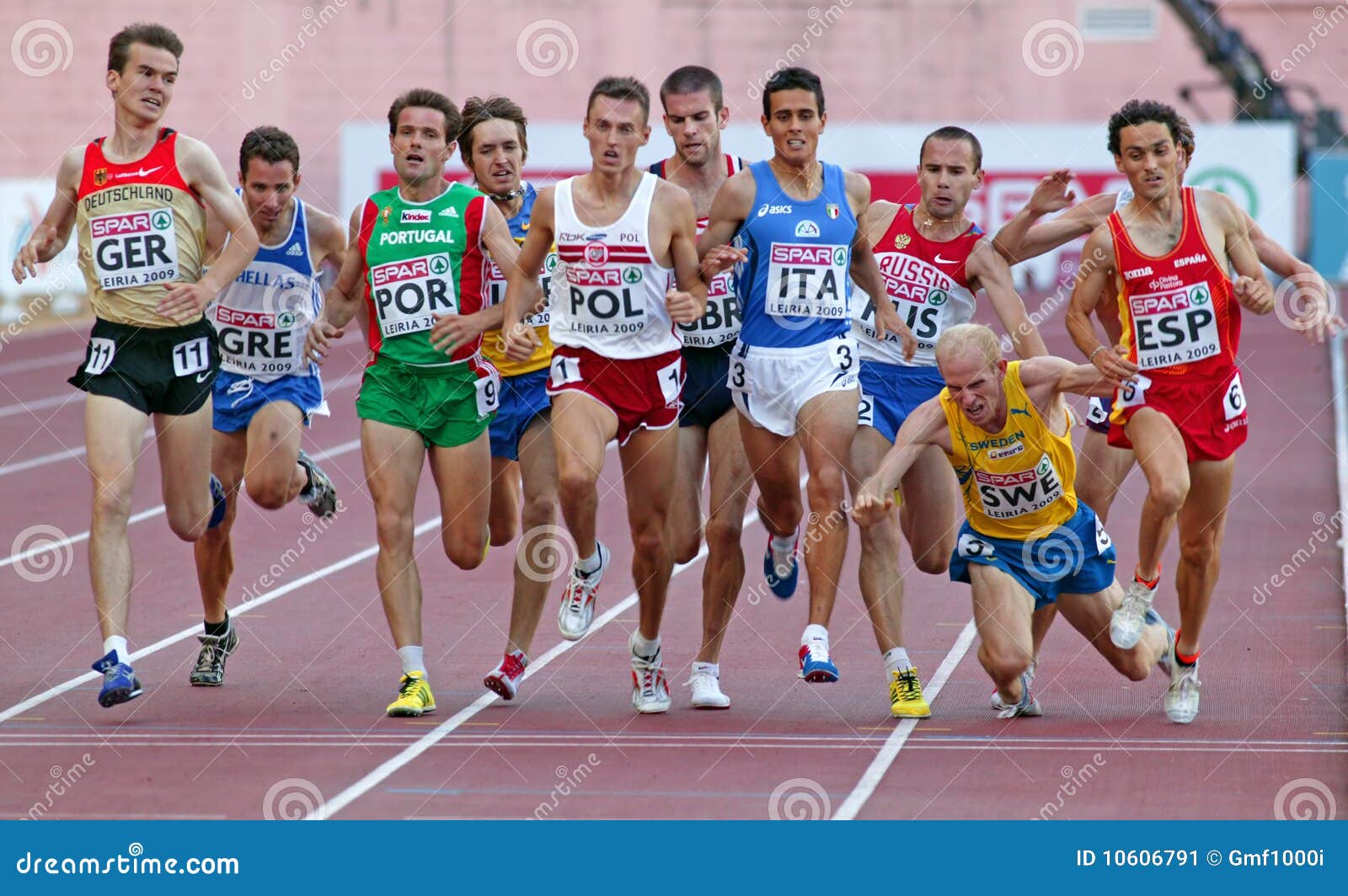 Jesus Espana 3000 meters editorial photo. Image of compete - 10606791