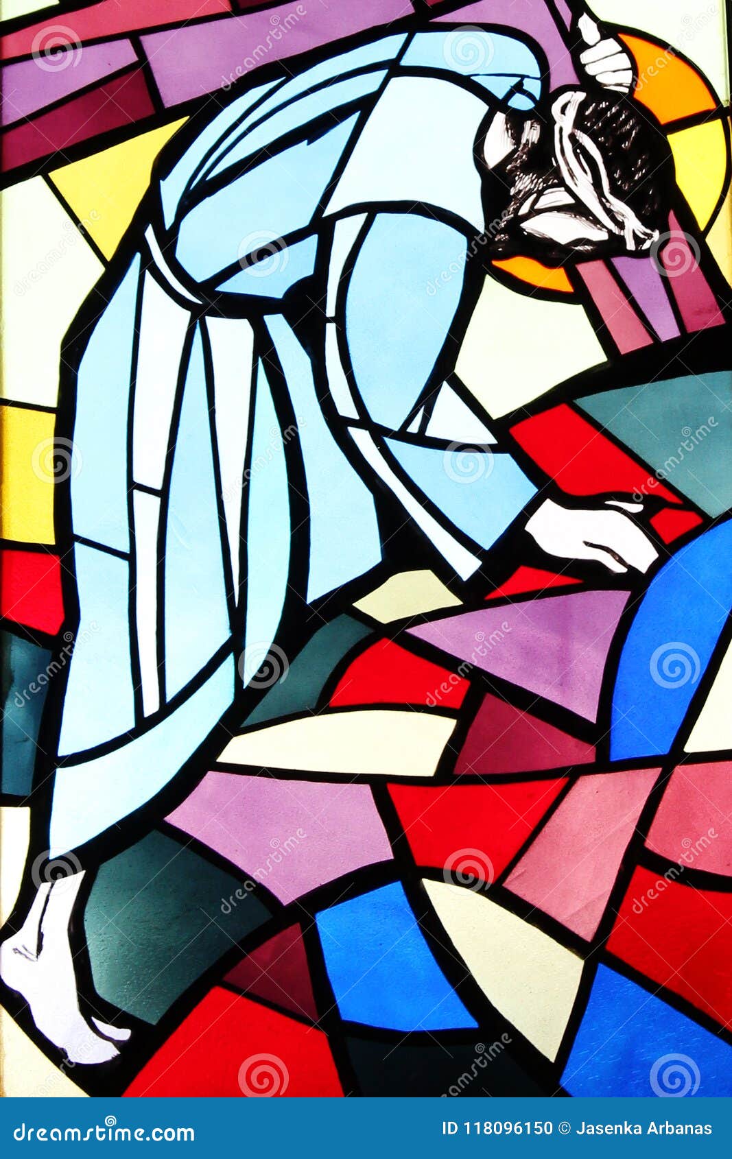 Jesus Falls the Second Time Stock Photo - Image of christian, croatia ...