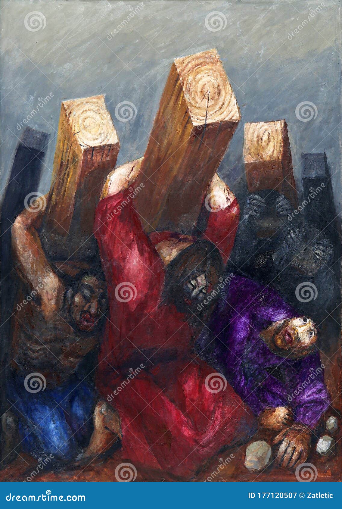 Jesus Falls the Second Time, 7th Stations of the Cross, St. Stephen`s ...