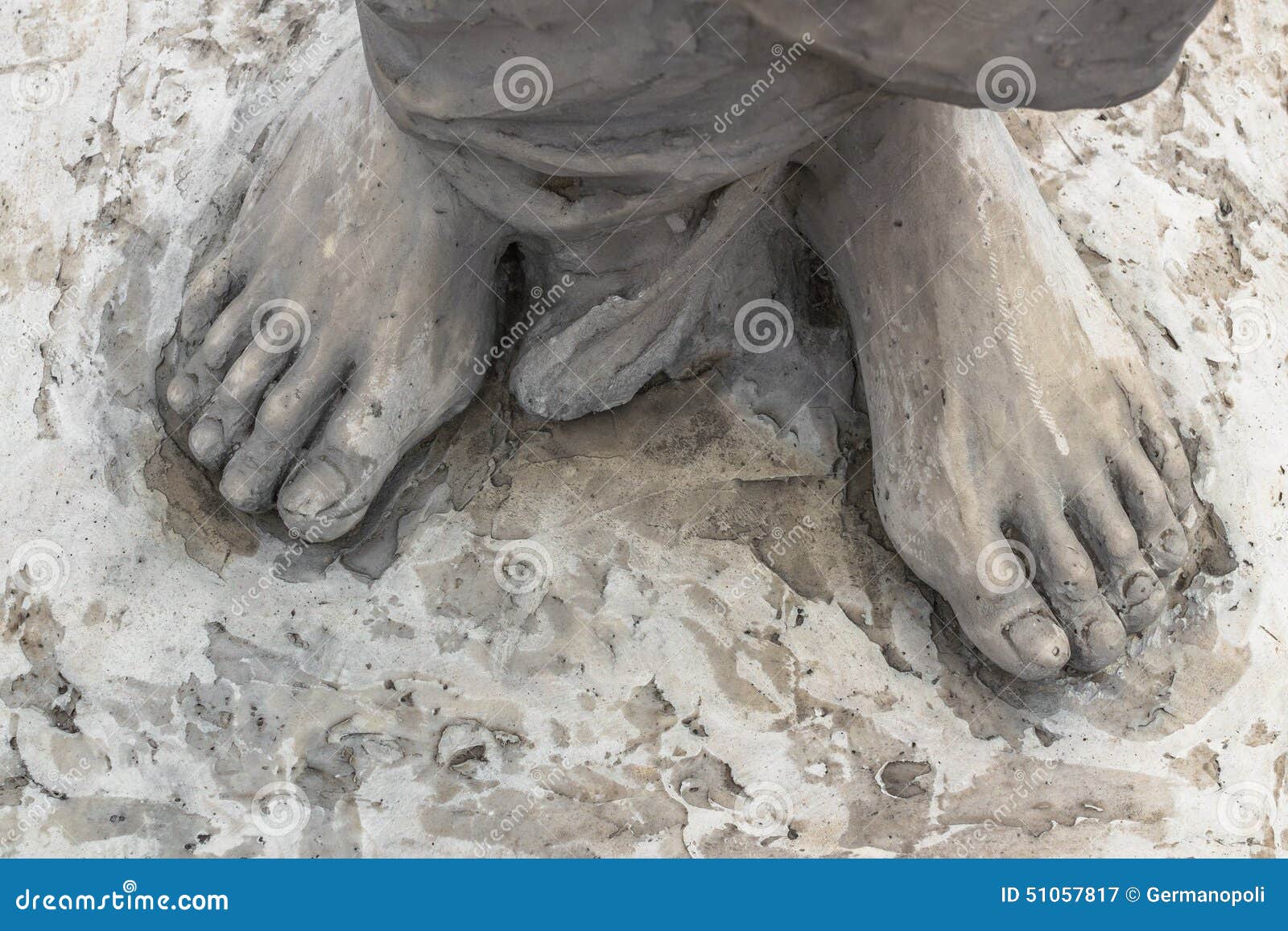 The Feet Of Jesus Christ In The Holy Cross Royalty-Free Stock ...