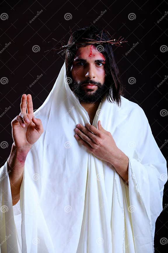 Jesus Gesturing stock image. Image of christianity, jesus - 29493663