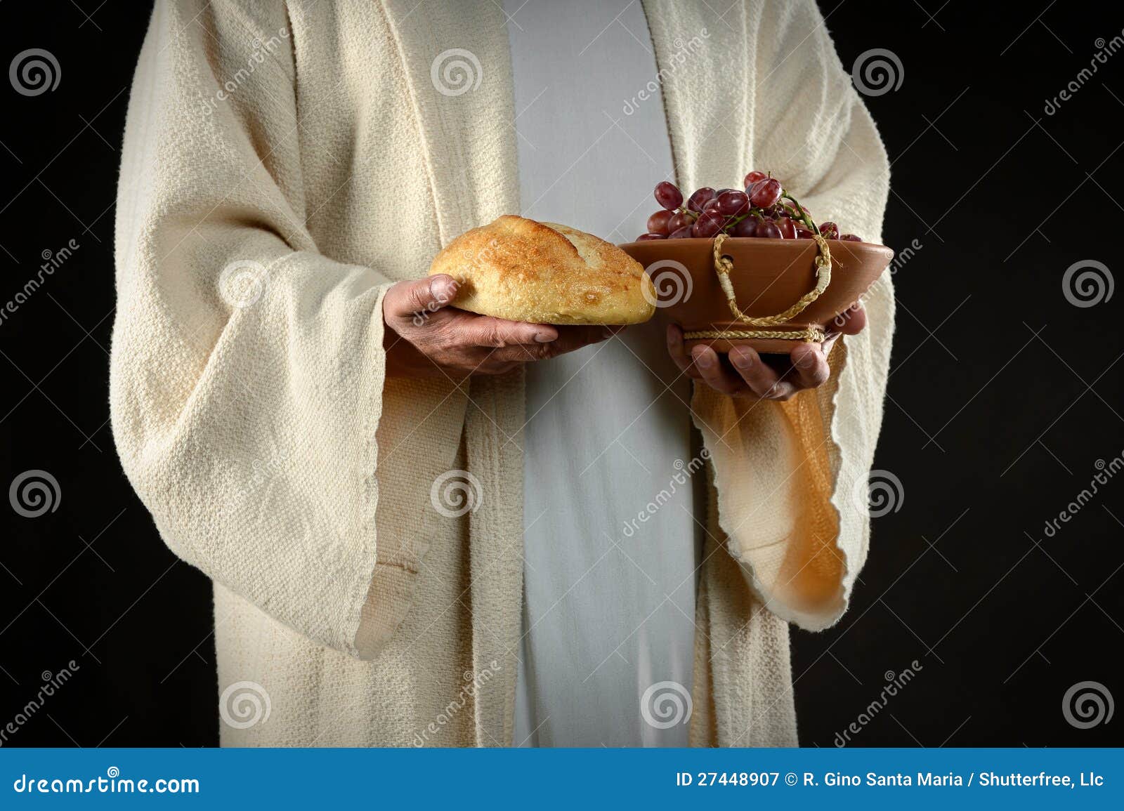 Jesus The Bread Of Life Stock Photography | CartoonDealer.com #1872806