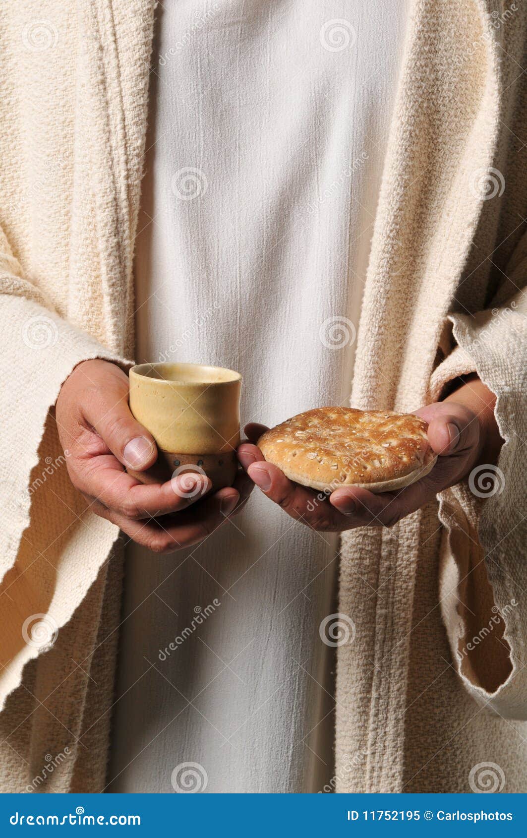 Jesus The Bread Of Life Stock Photography | CartoonDealer.com #1872806