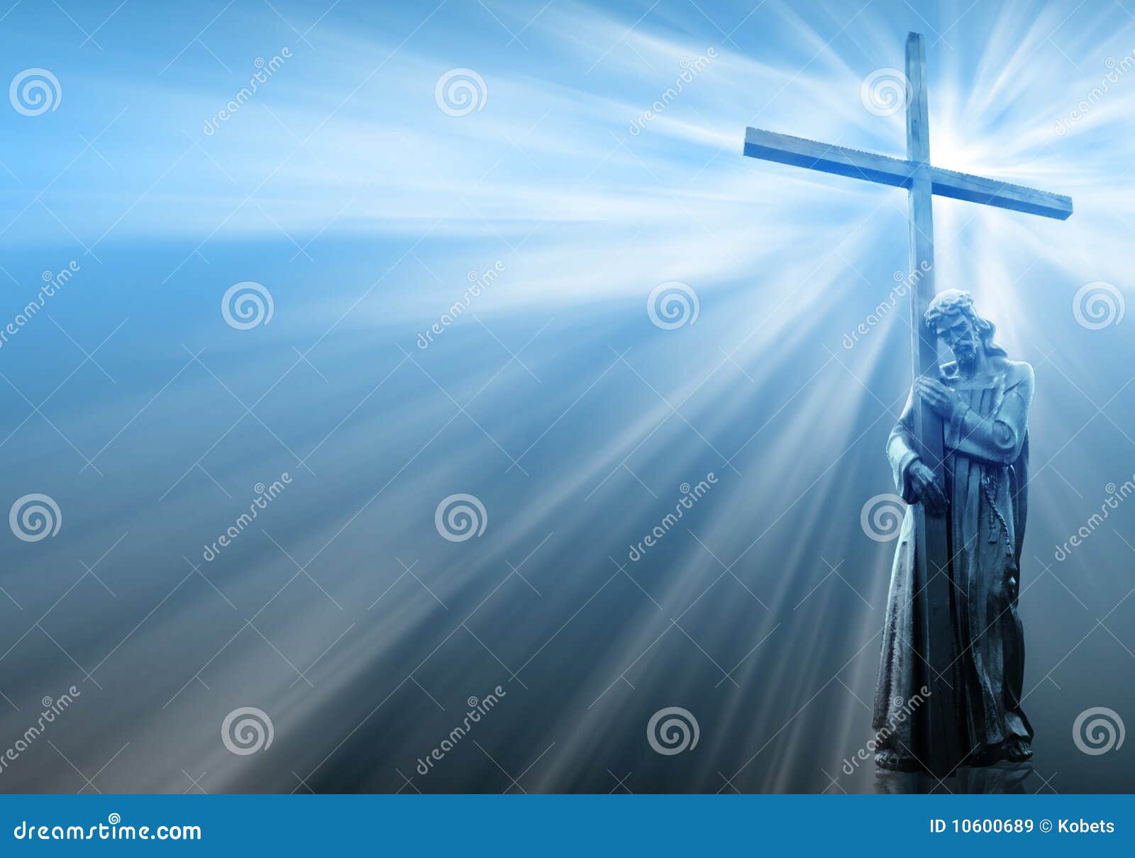 Jesus Blue Arrow On White Stock Image | CartoonDealer.com #22216687