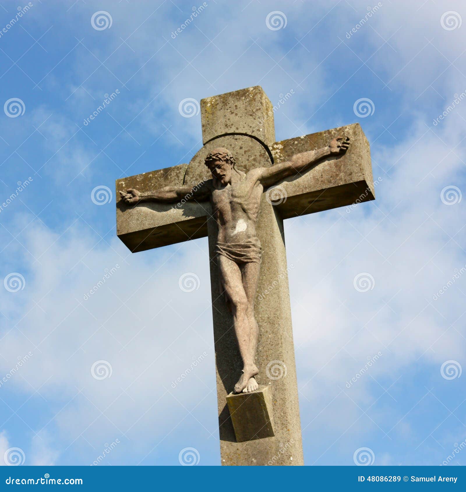 Jesus kors fotografering för bildbyråer. Bild av krona - 48086289