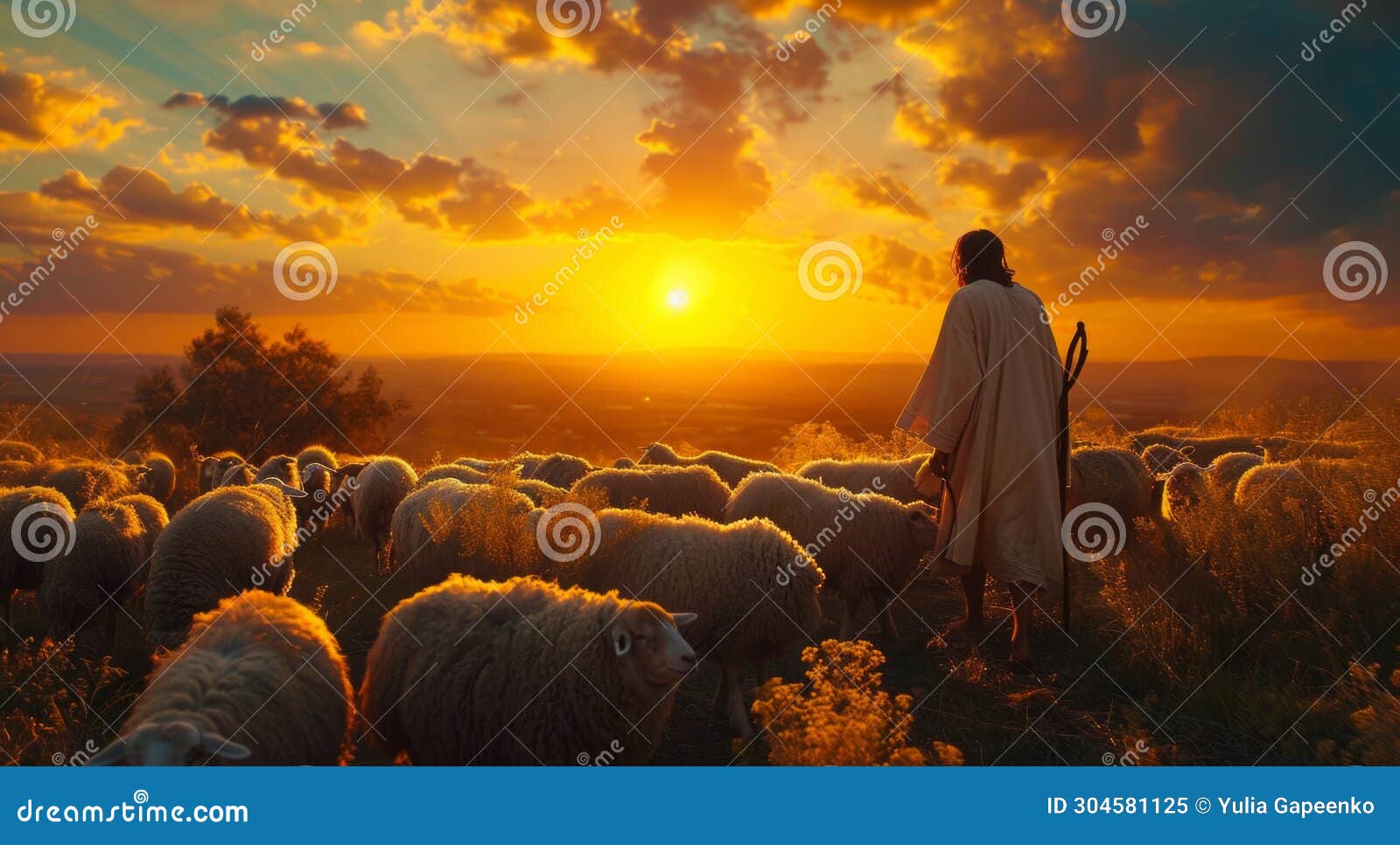Jesus Looking Over His Shoulder At Blank Wall Royalty-Free Stock Image ...