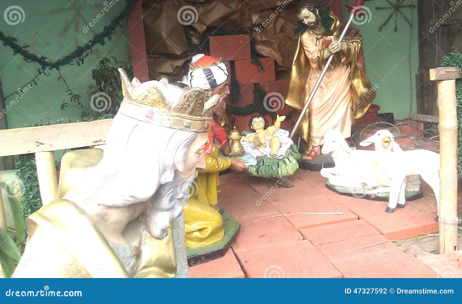 Jesus in a Manger stock photo. Image of manger, jesus - 47327592