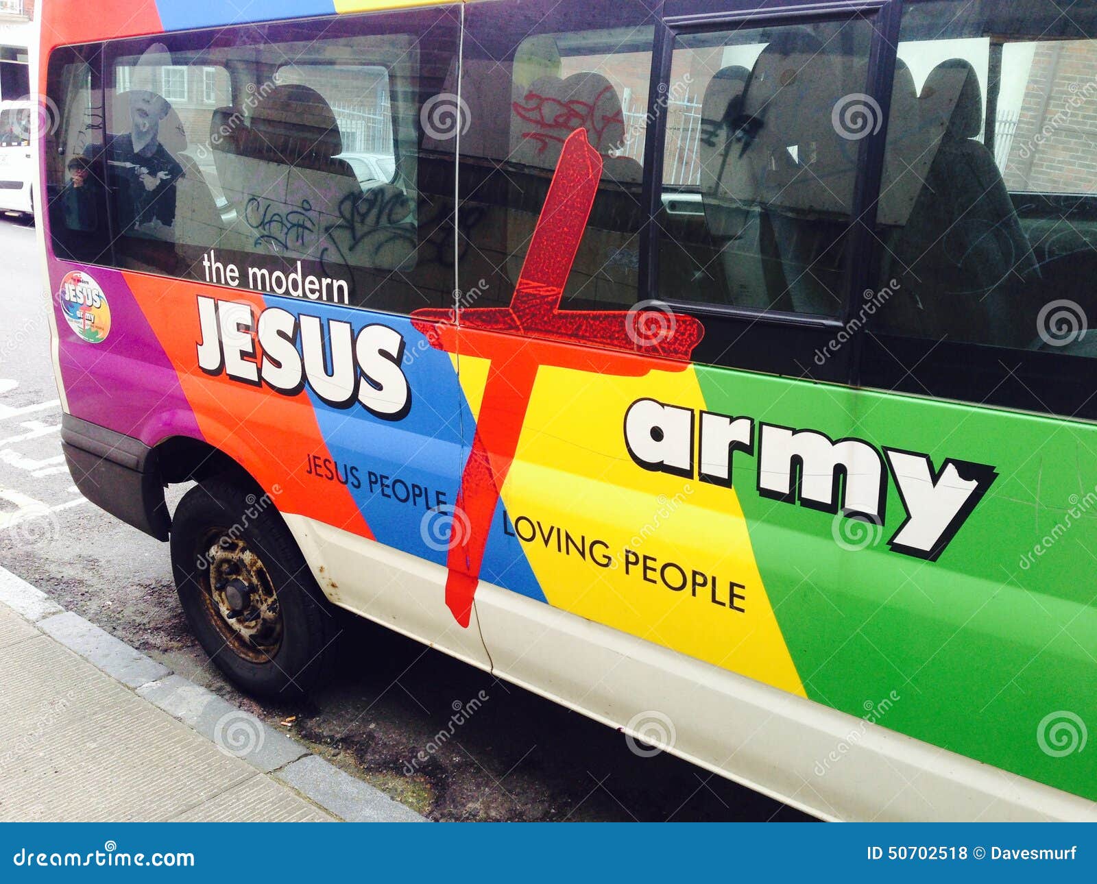 The Modern Jesus Christ Statue In Kaiser Wilhelm Gedachtniskirche. By ...