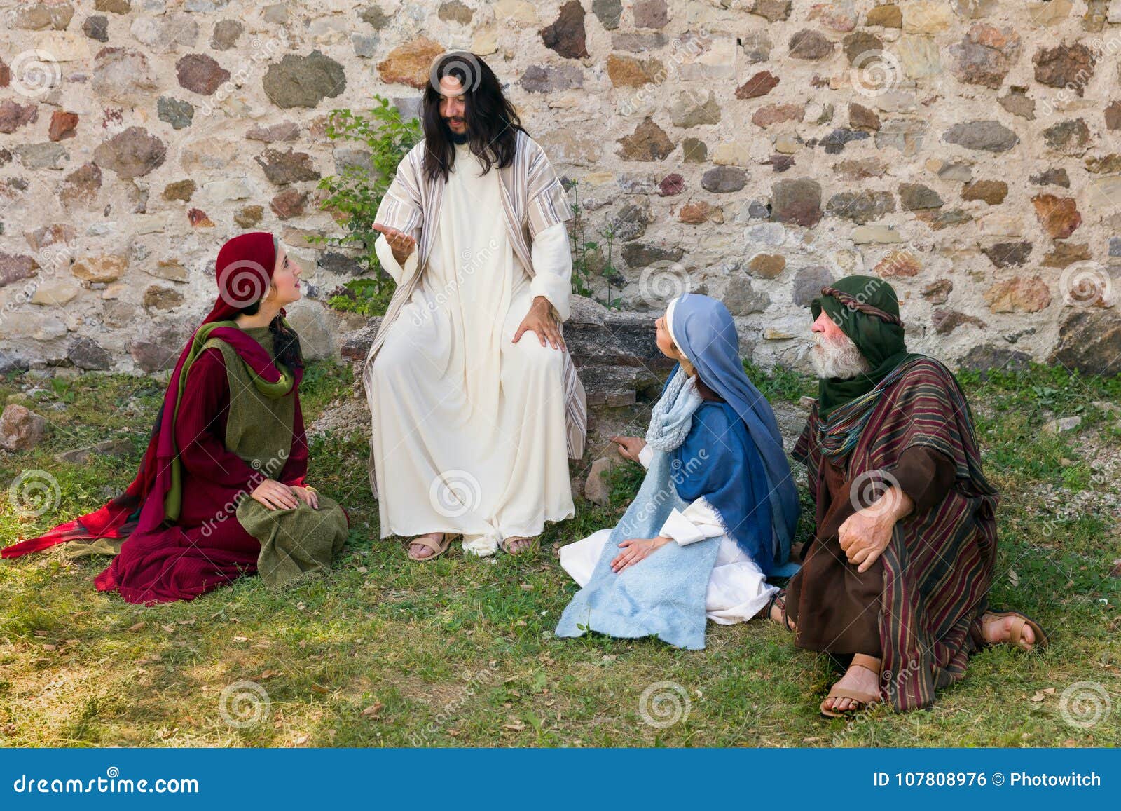 Jesus Preaching To the People Stock Photo - Image of holy, jesus: 107808976