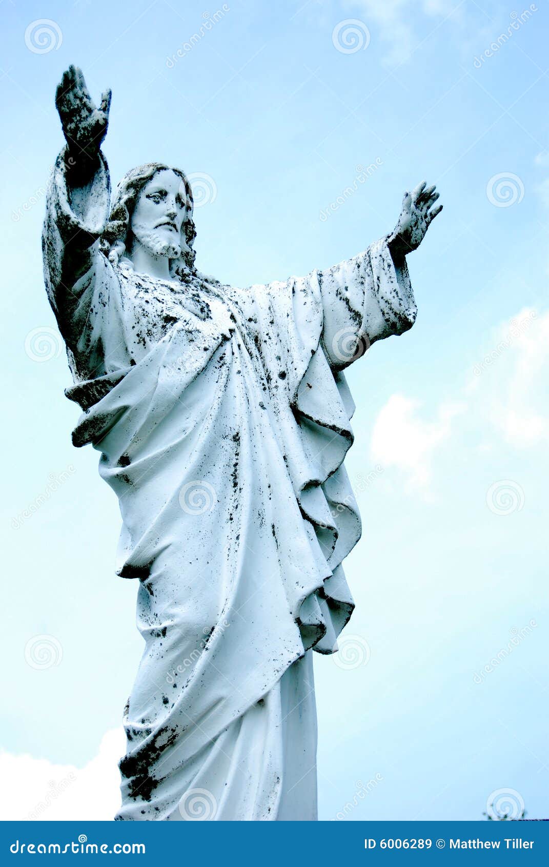 Jesus Raises His Hands stock image. Image of religion - 6006289