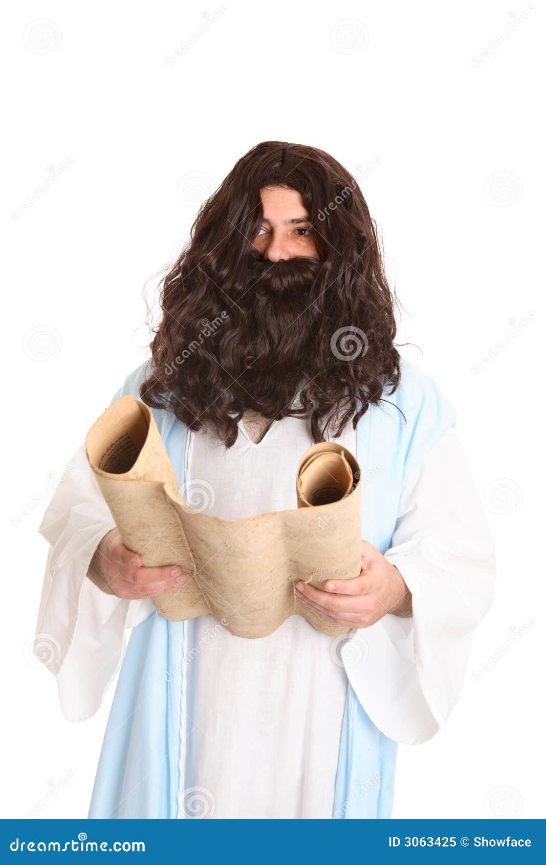 Jesus Reading the Scriptures Stock Image - Image of bible, christ: 3063425