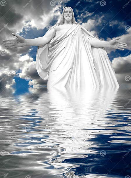 Jesus Reflections stock photo. Image of hopeful, religion - 5026690