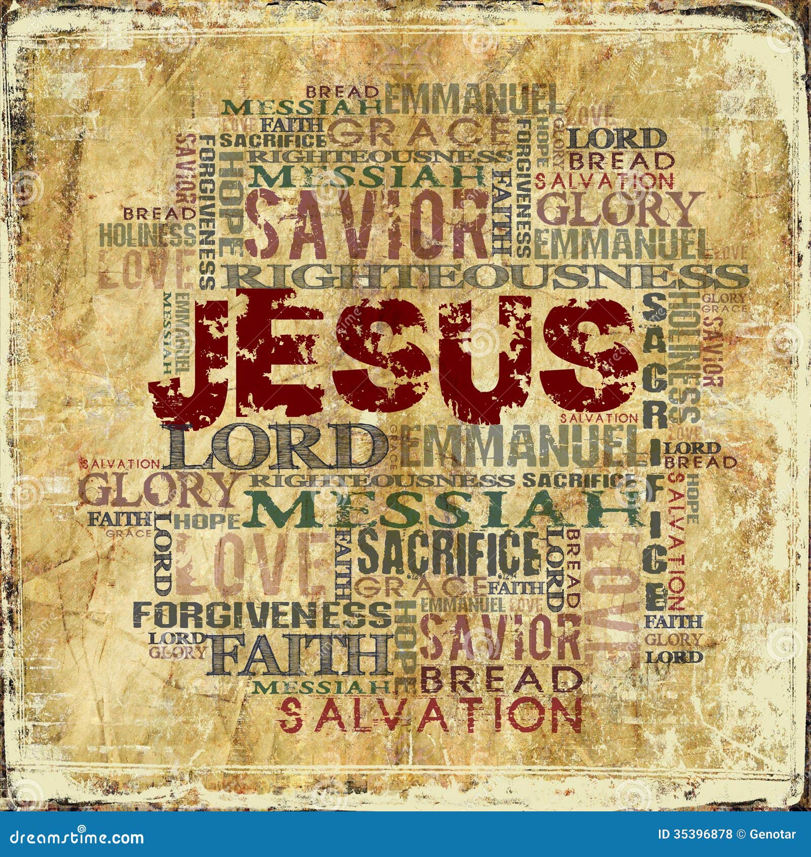 Jesus Background Cartoon Vector | CartoonDealer.com #15127649