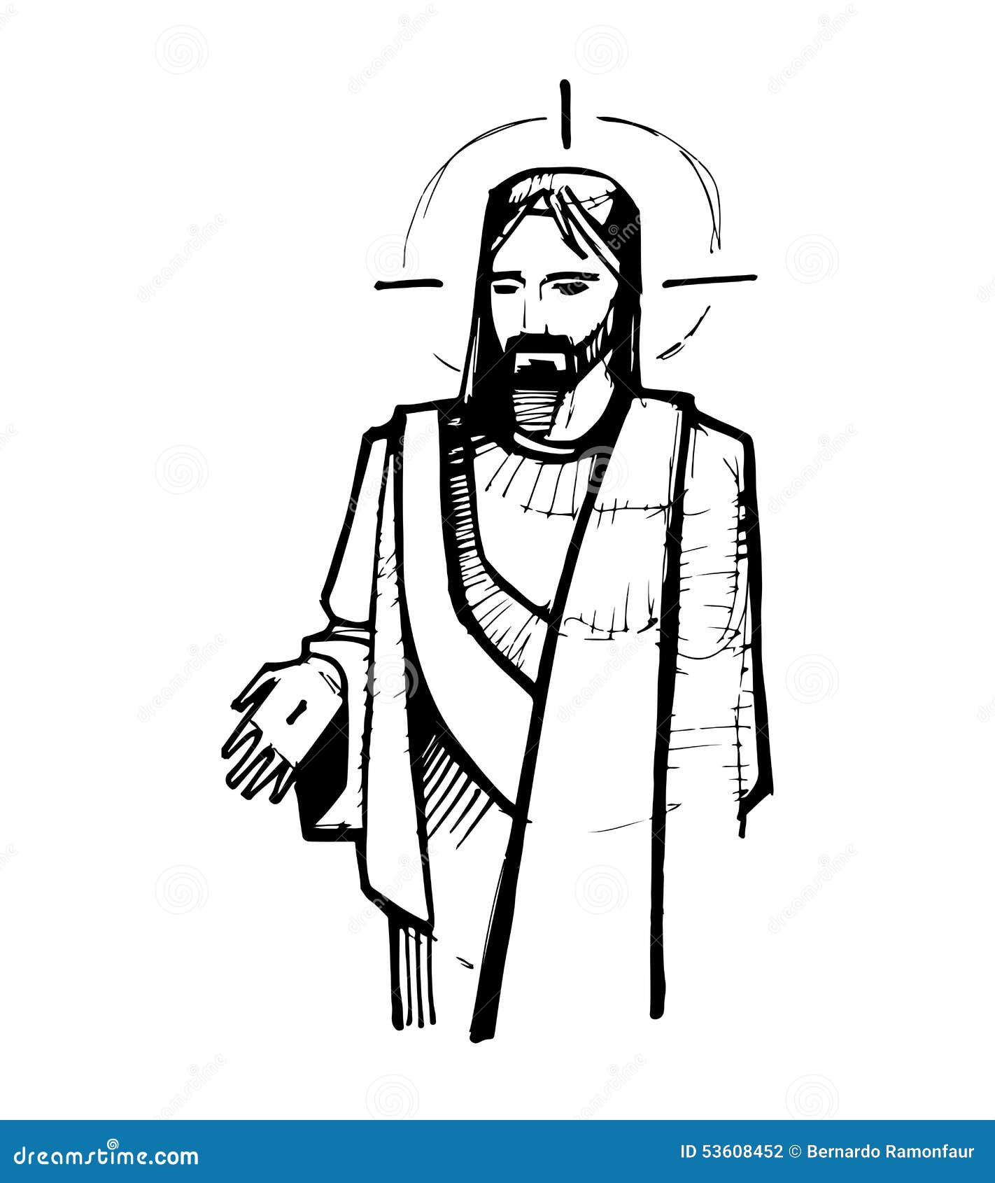 Jesus Resurrection e stock vector. Illustration of body - 53608452