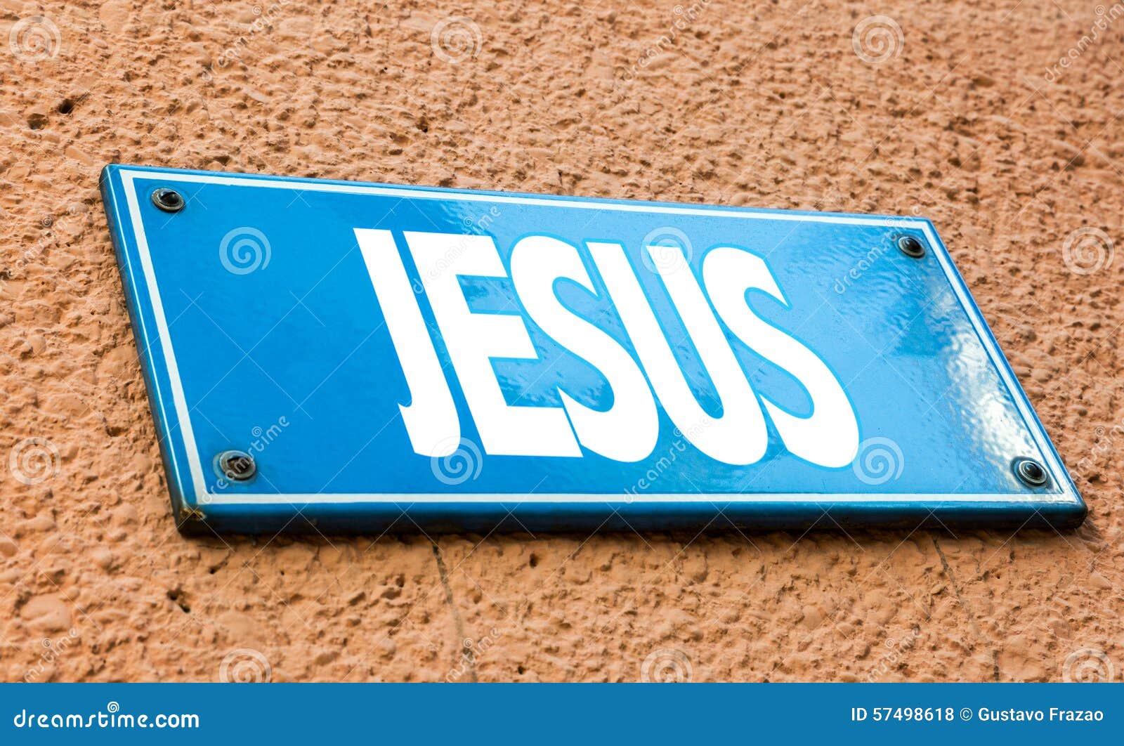 Jesus Sign On A High Construction Royalty-Free Stock Photography ...