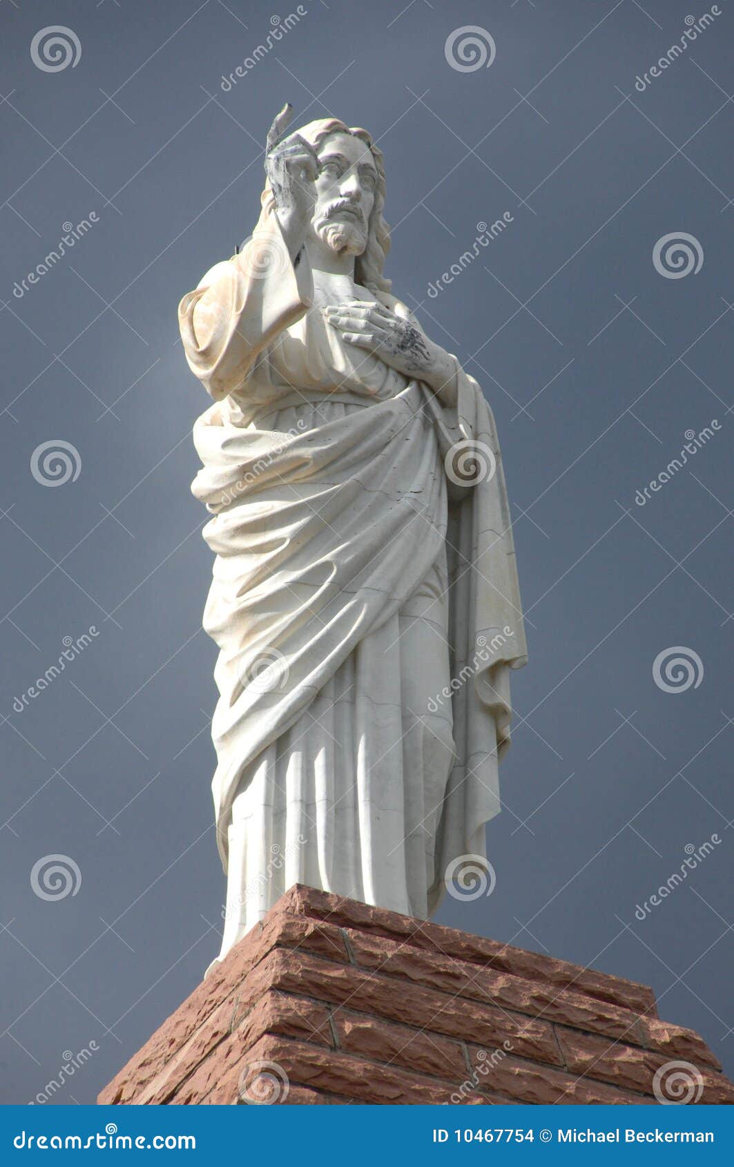 Jesus Statue 1 stock photo. Image of pious, sacred, prayer - 10467754