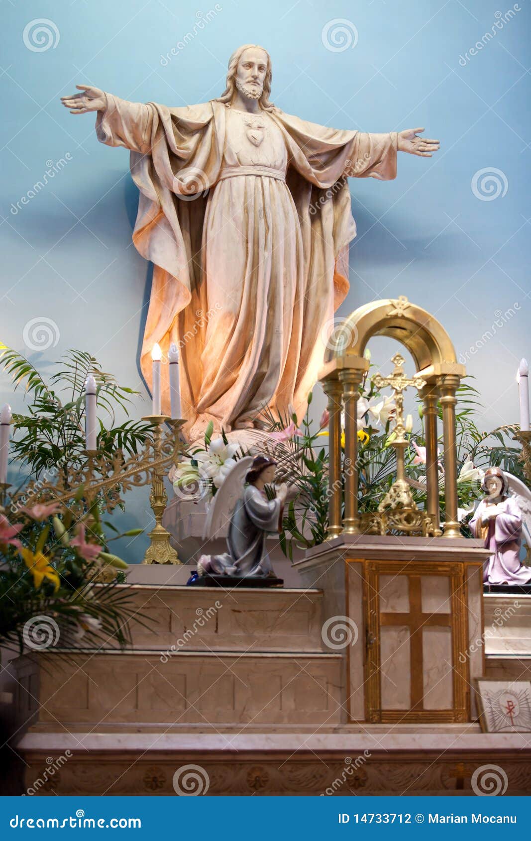 Jesus statue stock photo. Image of jesus, detail, wood - 14733712