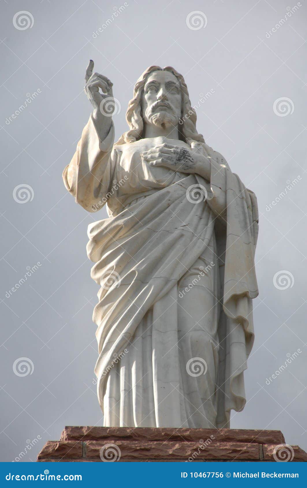 Jesus Statue 2 stock photo. Image of bless, savior, blessing - 10467756
