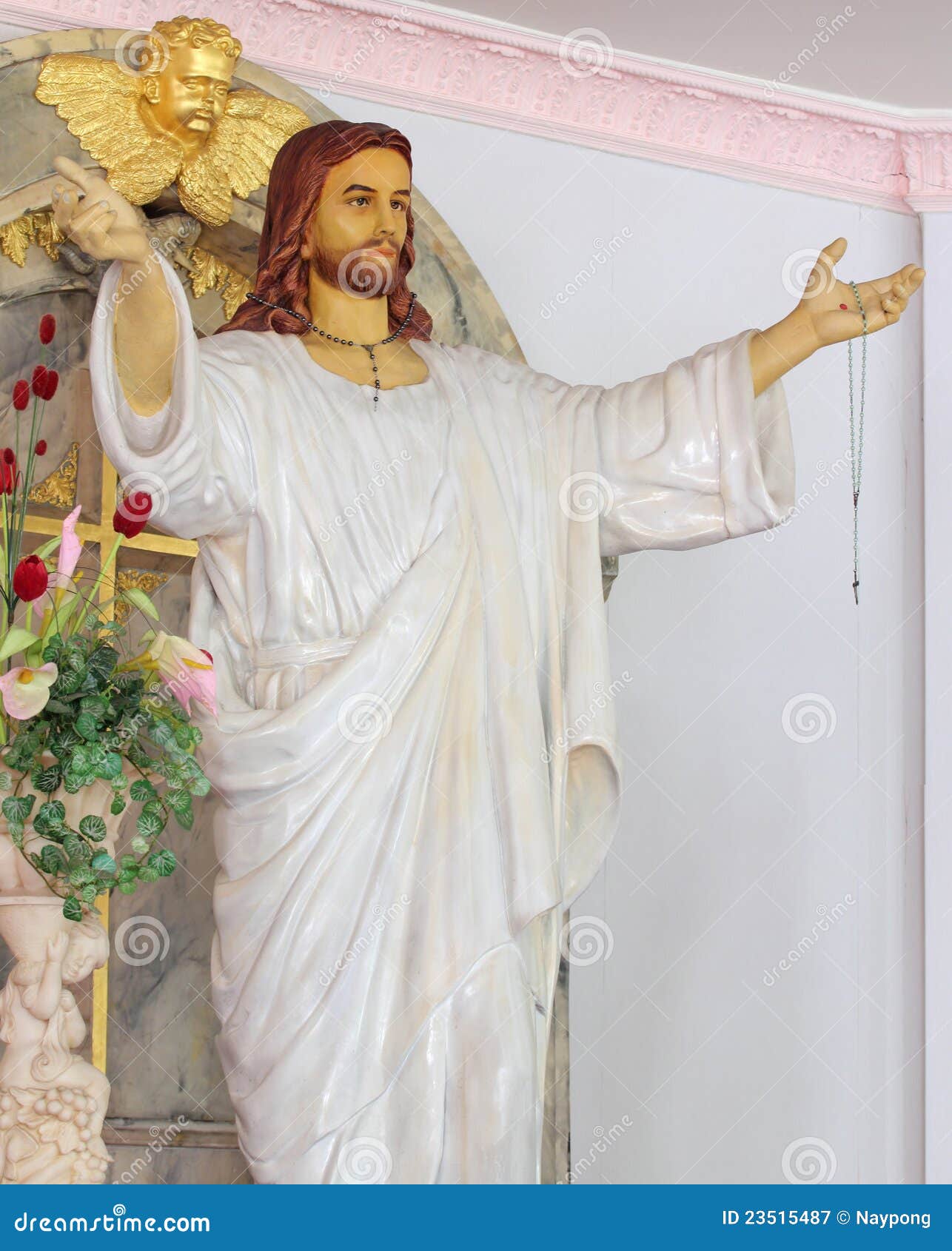Jesus Thumbs Up Statue